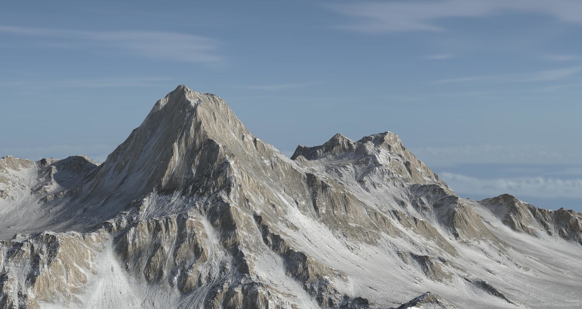 gavin whelan - Snowy Mountain Tests in Substance Designer and UE4