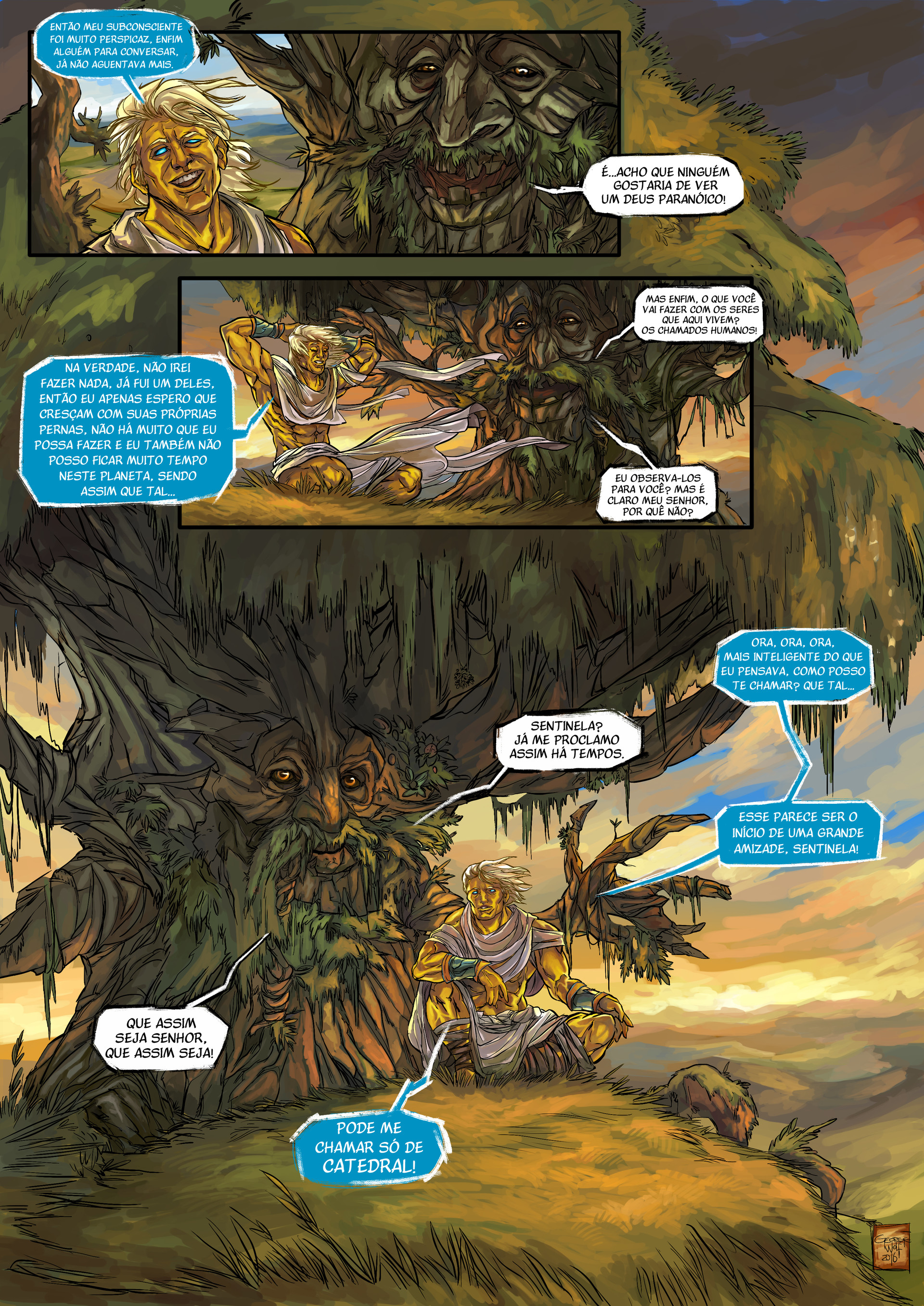 GEORGE WOLF - CATHEDRAL (Comics)