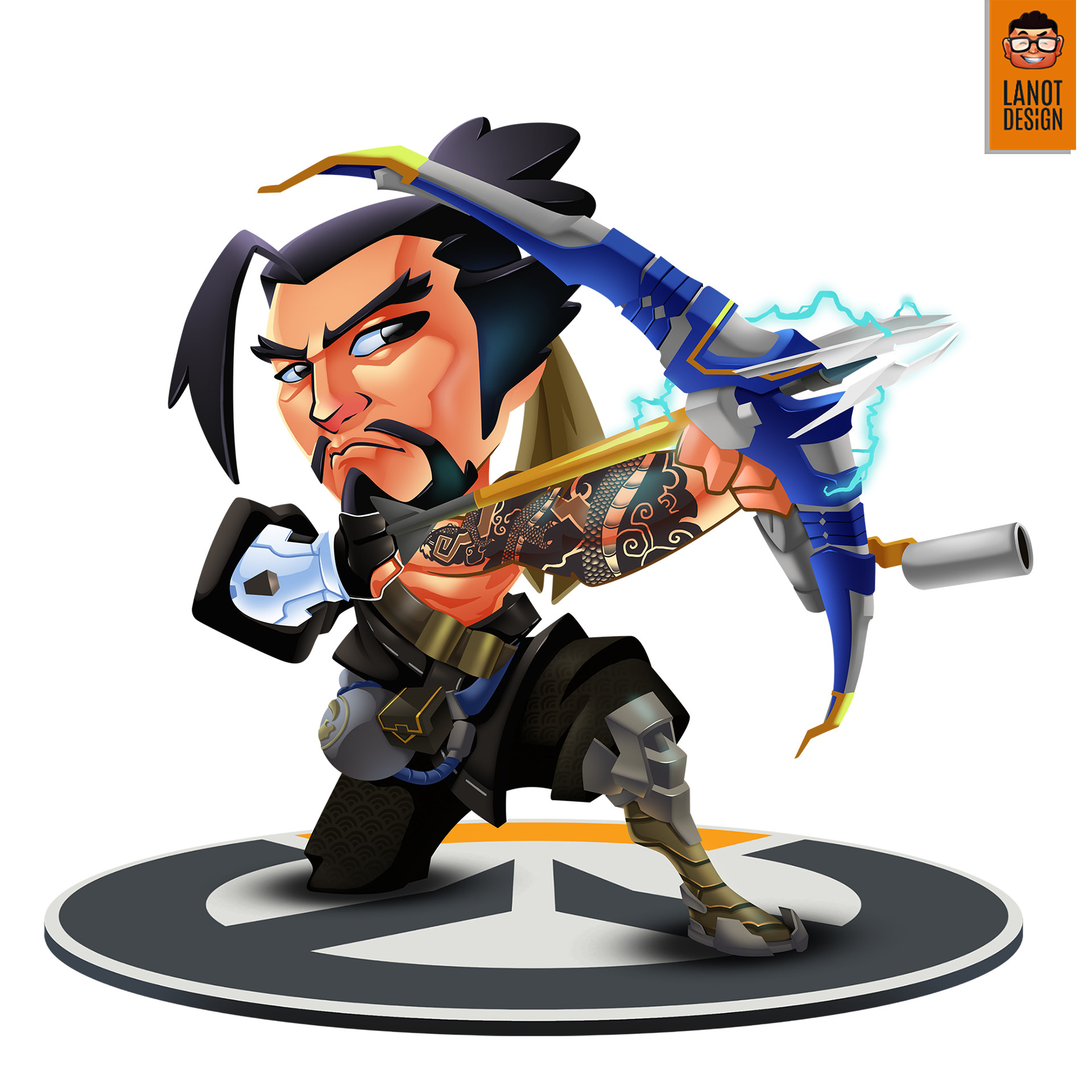 ArtStation - Hanzo from Overwatch
