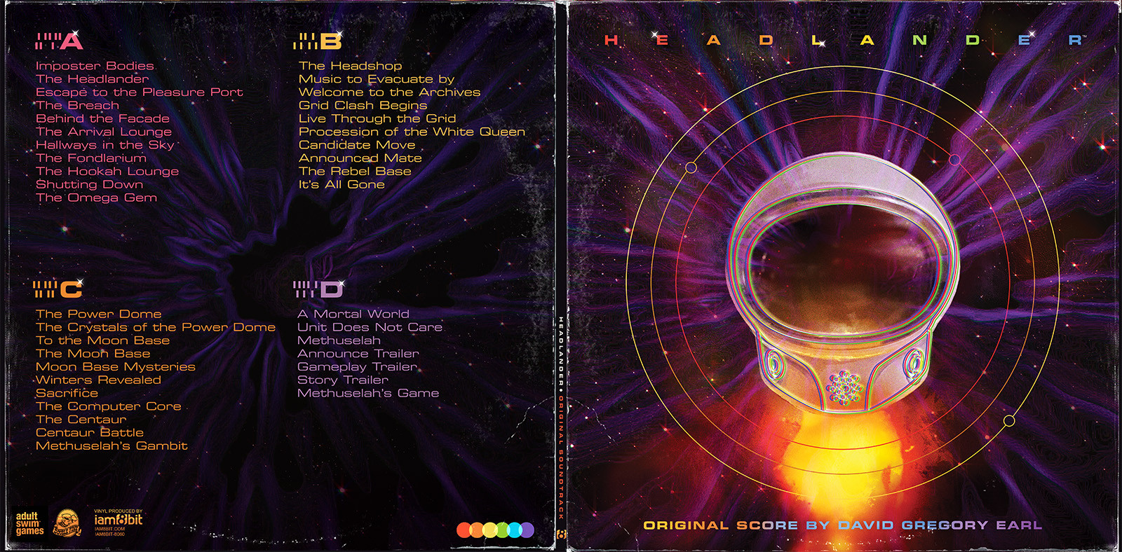 Lee Petty Art Portfolio - Headlander soundtrack art