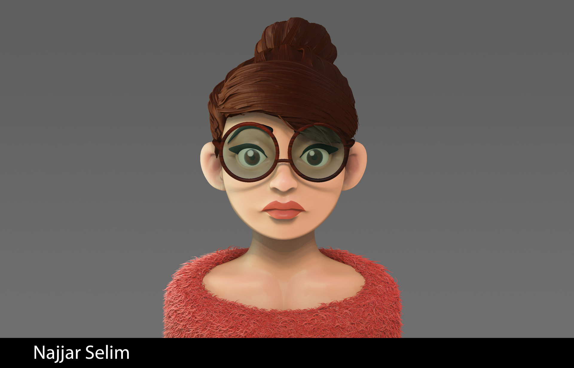 ArtStation - Modeling cartoon girl