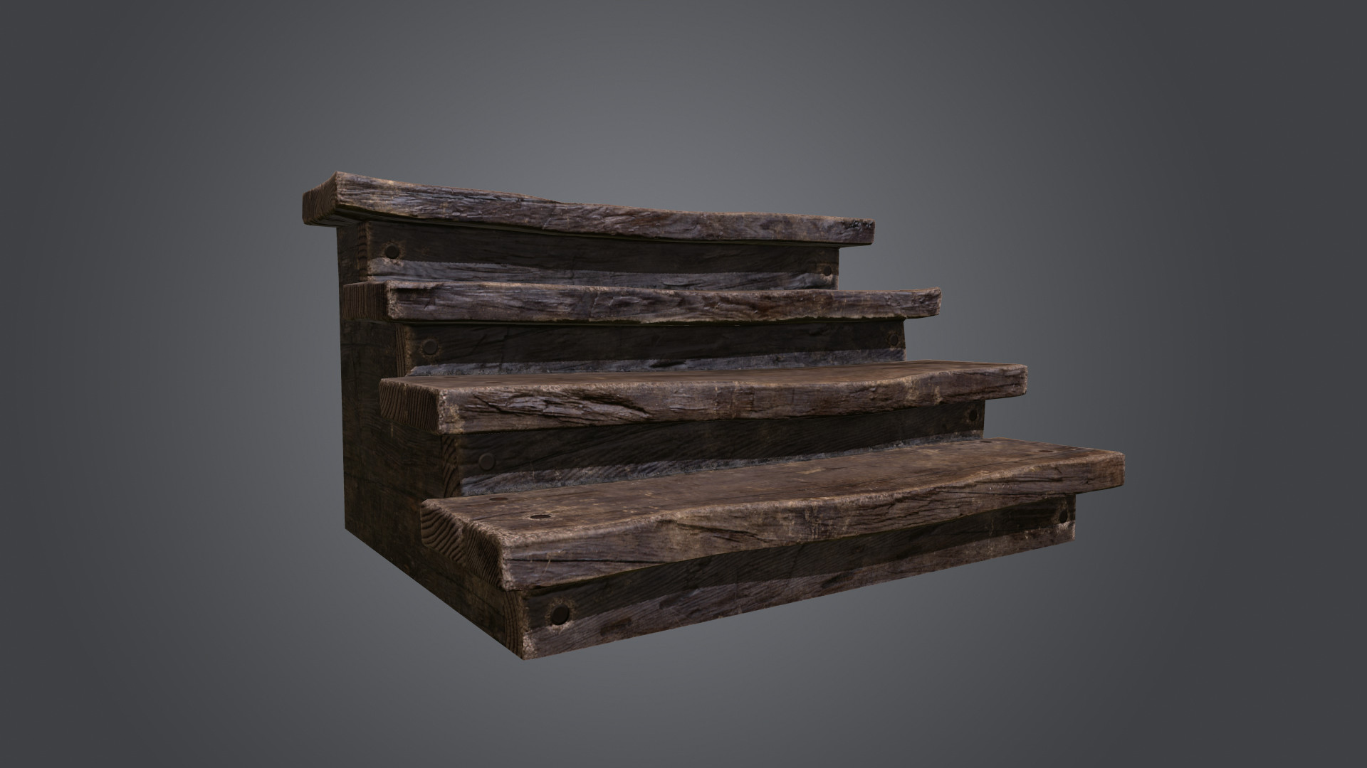 ArtStation - Wooden Steps
