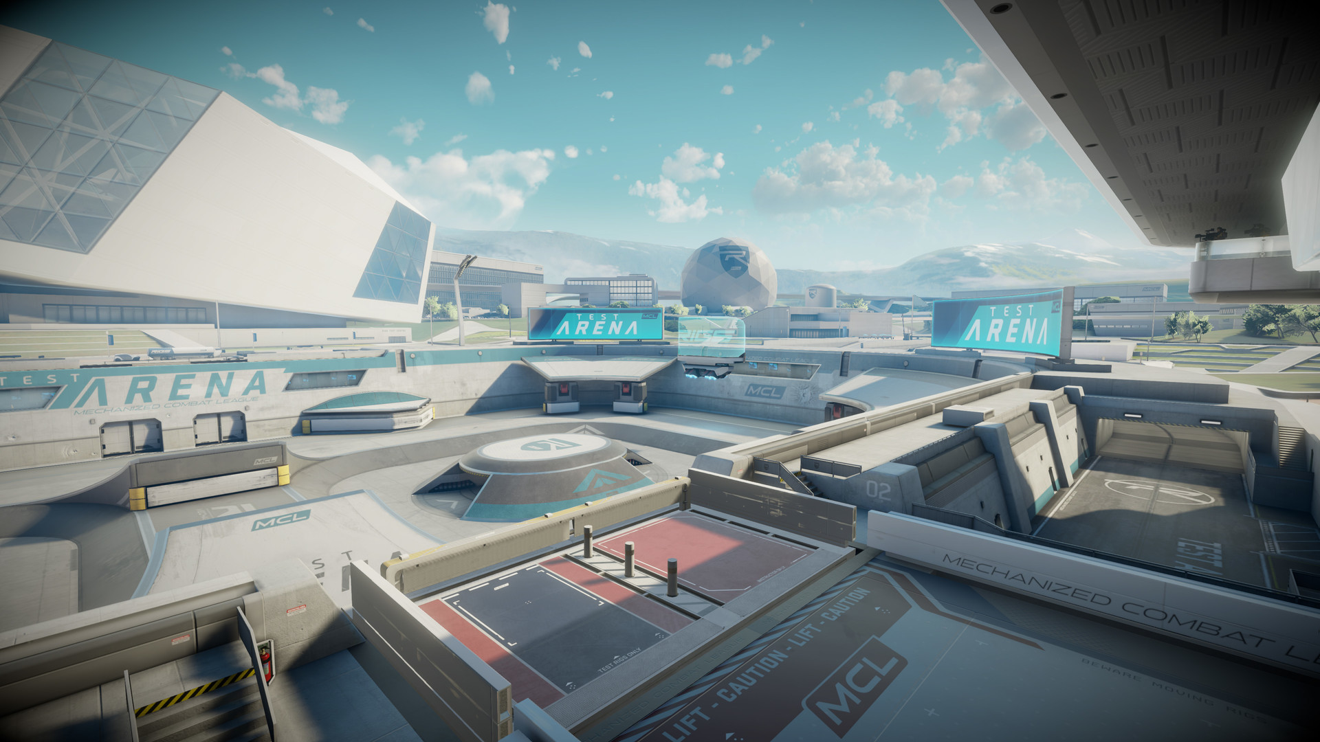 Matthew Birkett-Smith - Rigs - Training arena