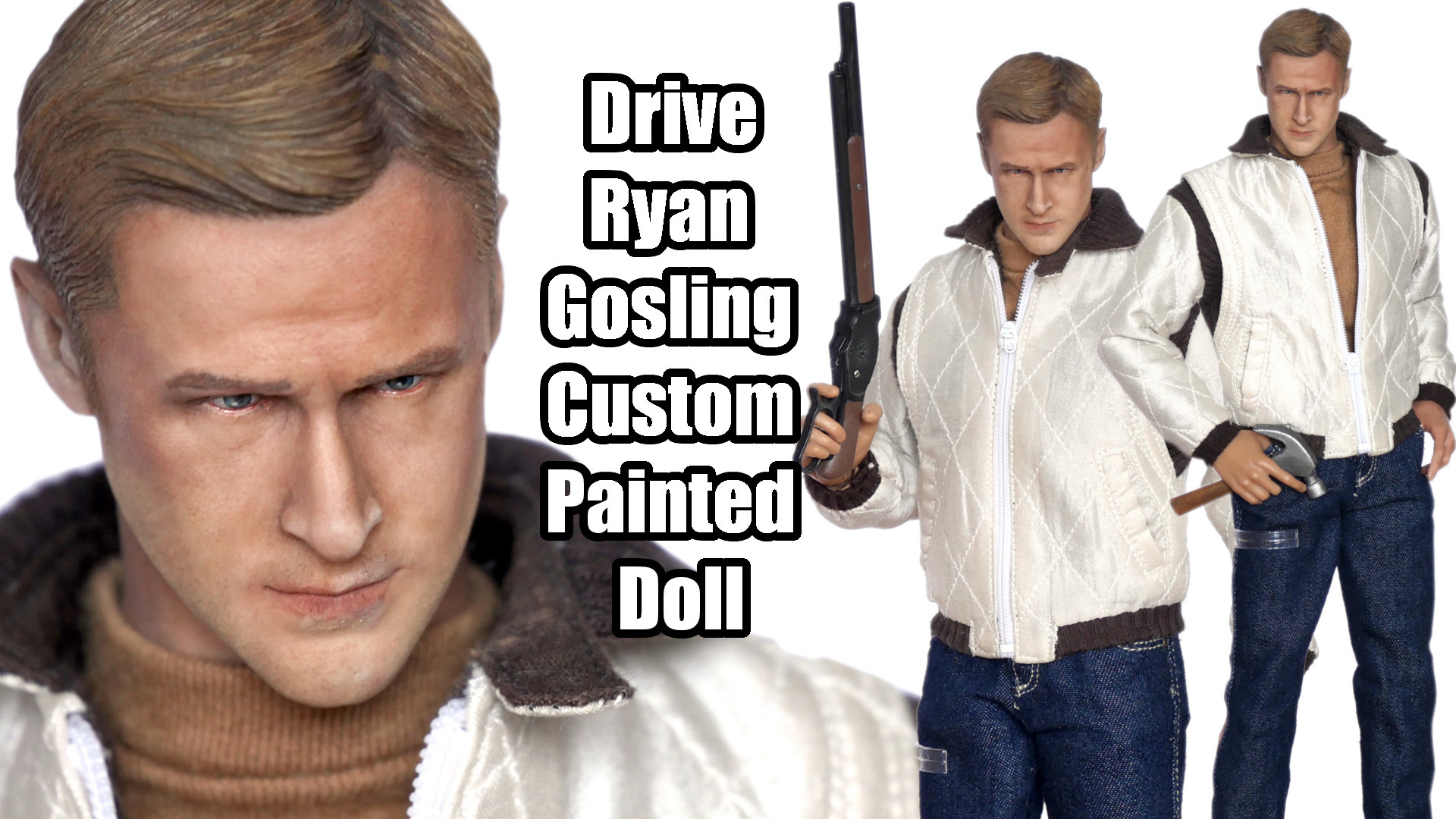 ArtStation - Ryan Gosling - Drive - 1/6 Scale Custom Painted Doll