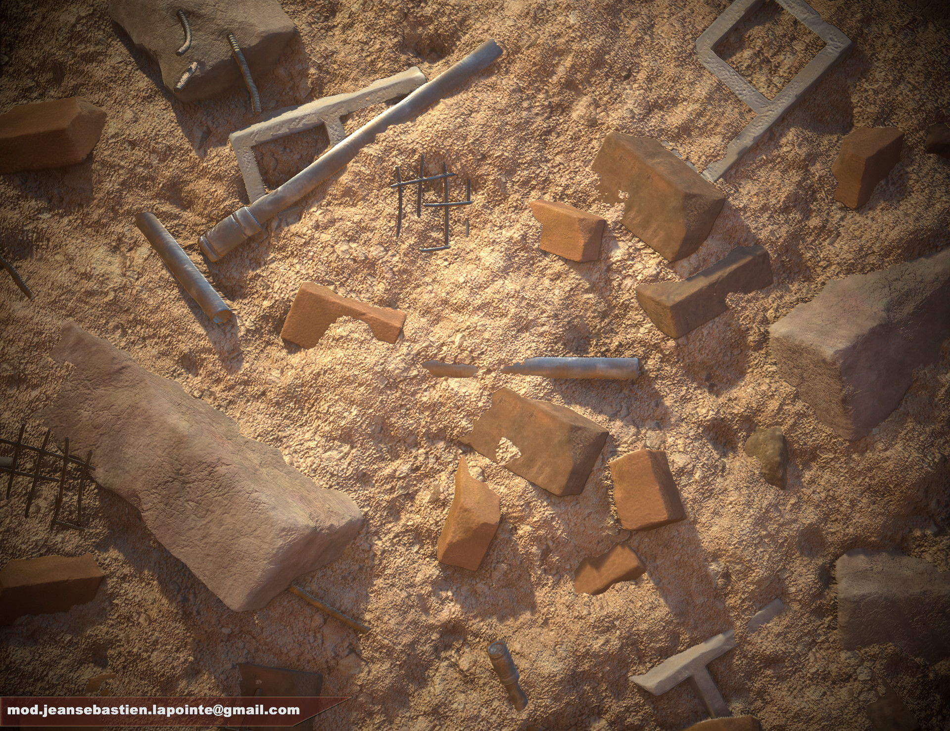 ArtStation - Rubble Material