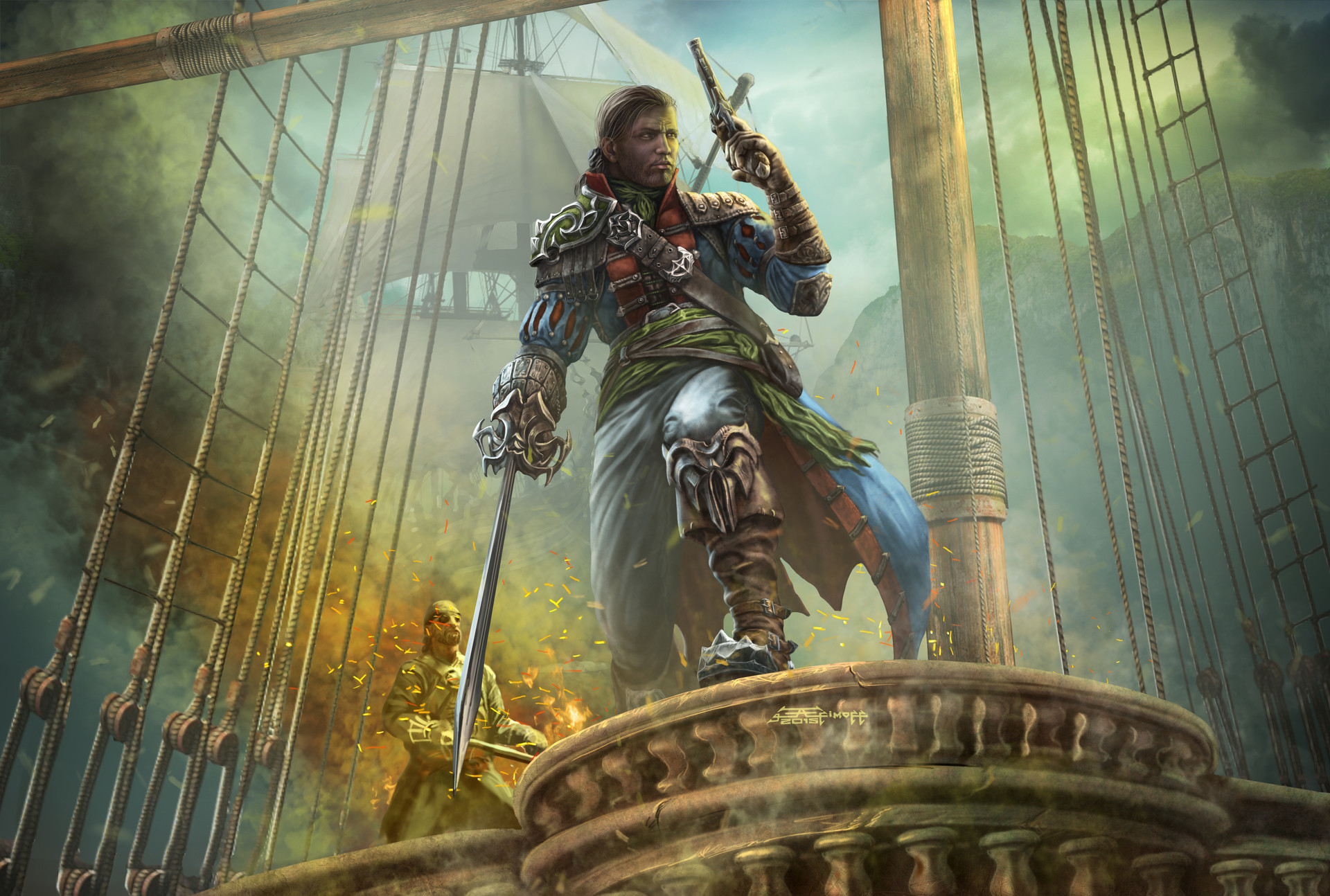 ArtStation - Quartermaster. Квартирмейстер.