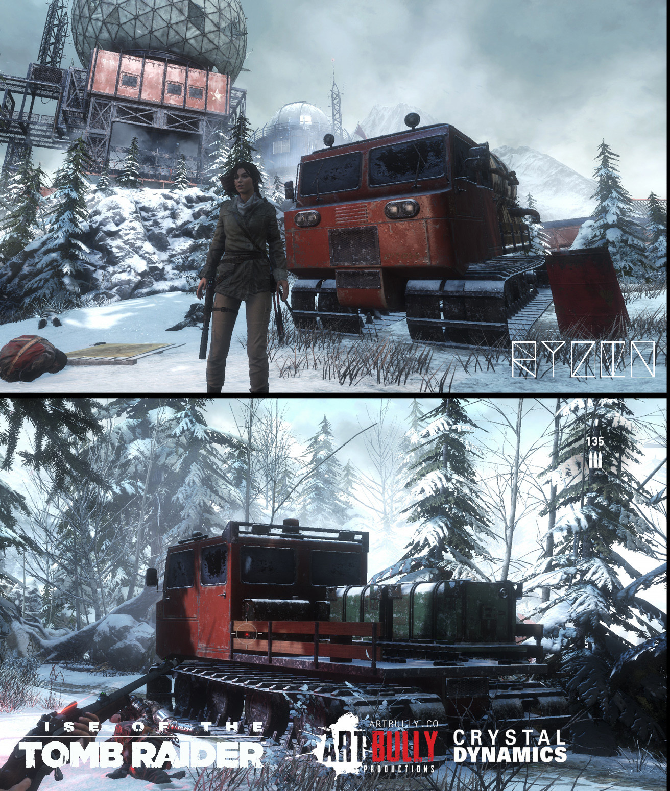 ArtStation - Rise of the Tomb Raider - Snow Vehicle