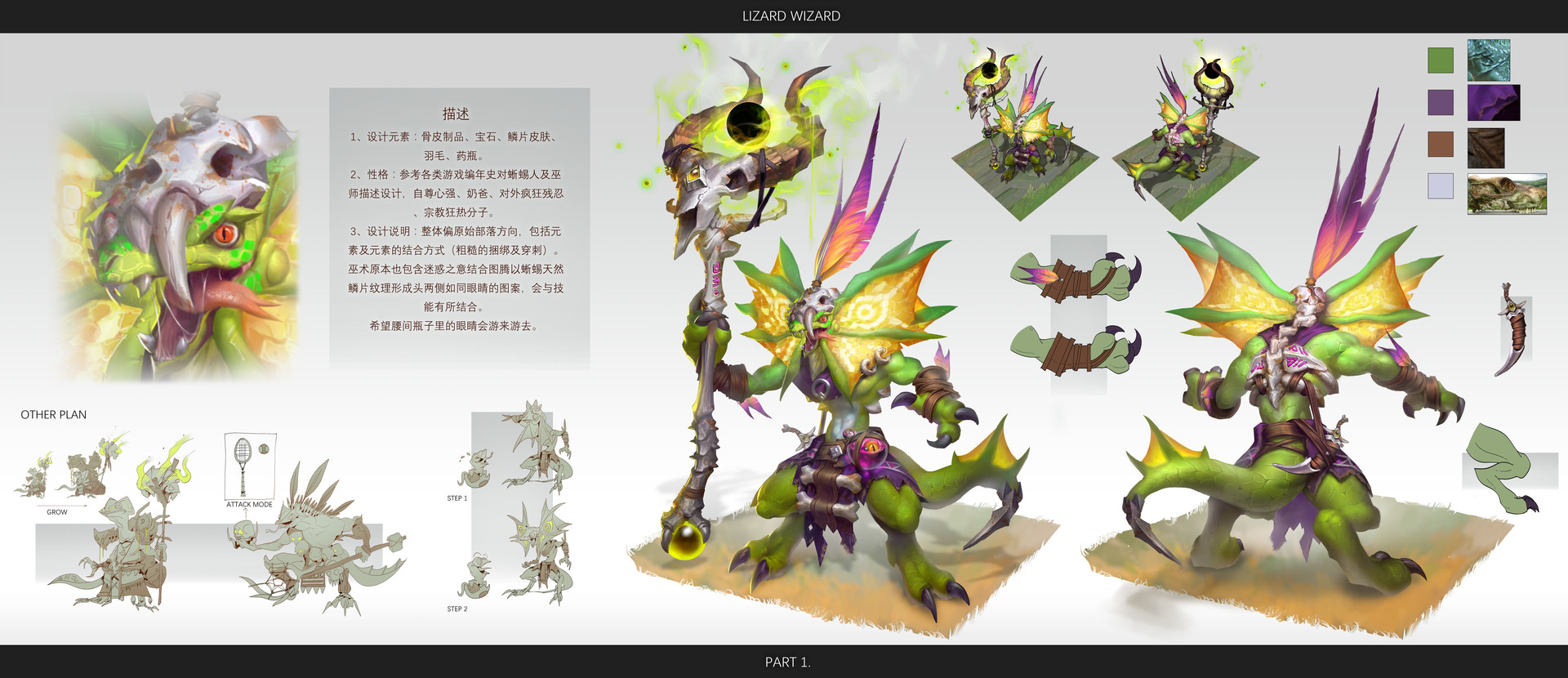 ArtStation - LIZARD WIZARD