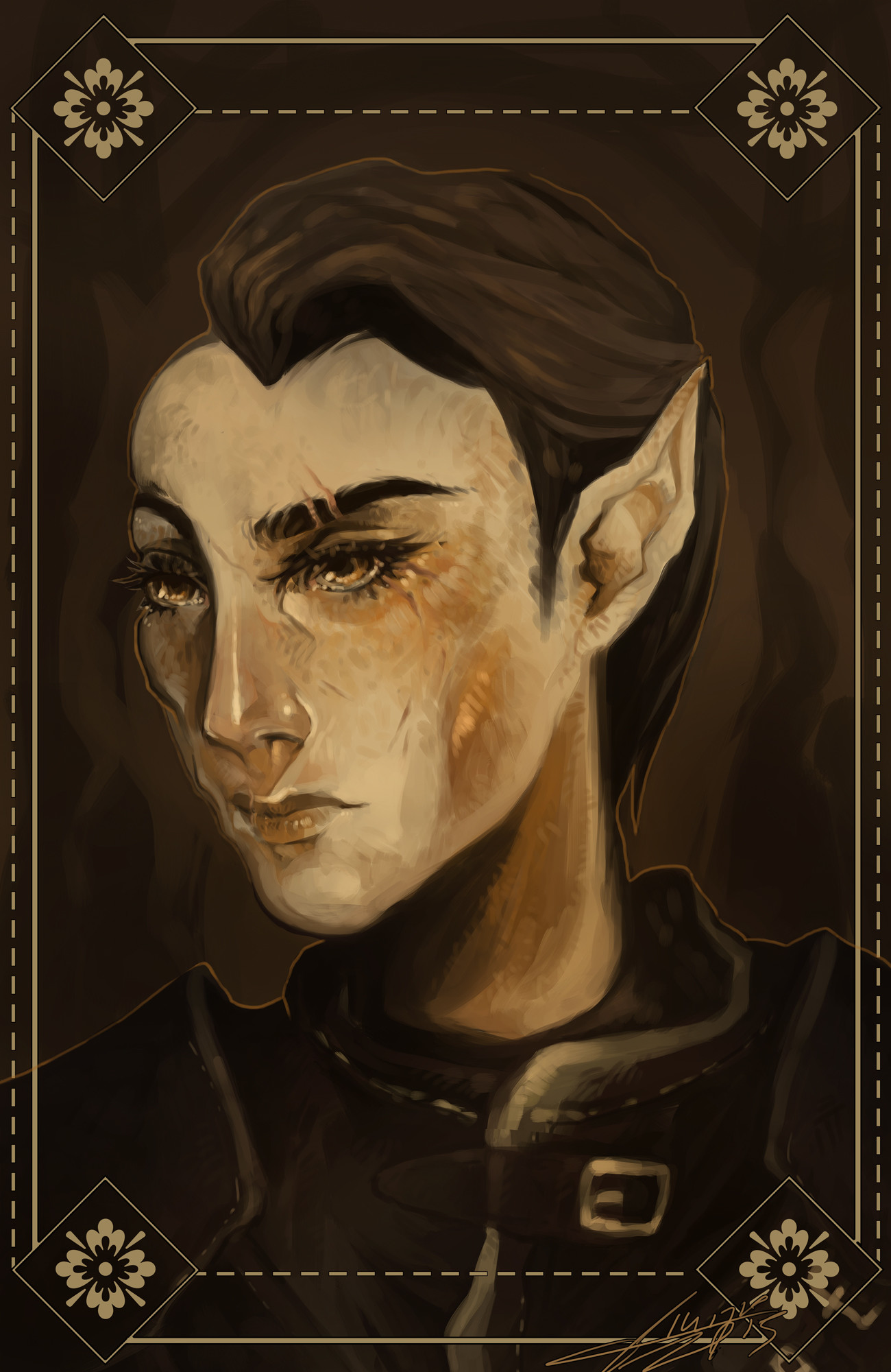 ArtStation - thief portrait