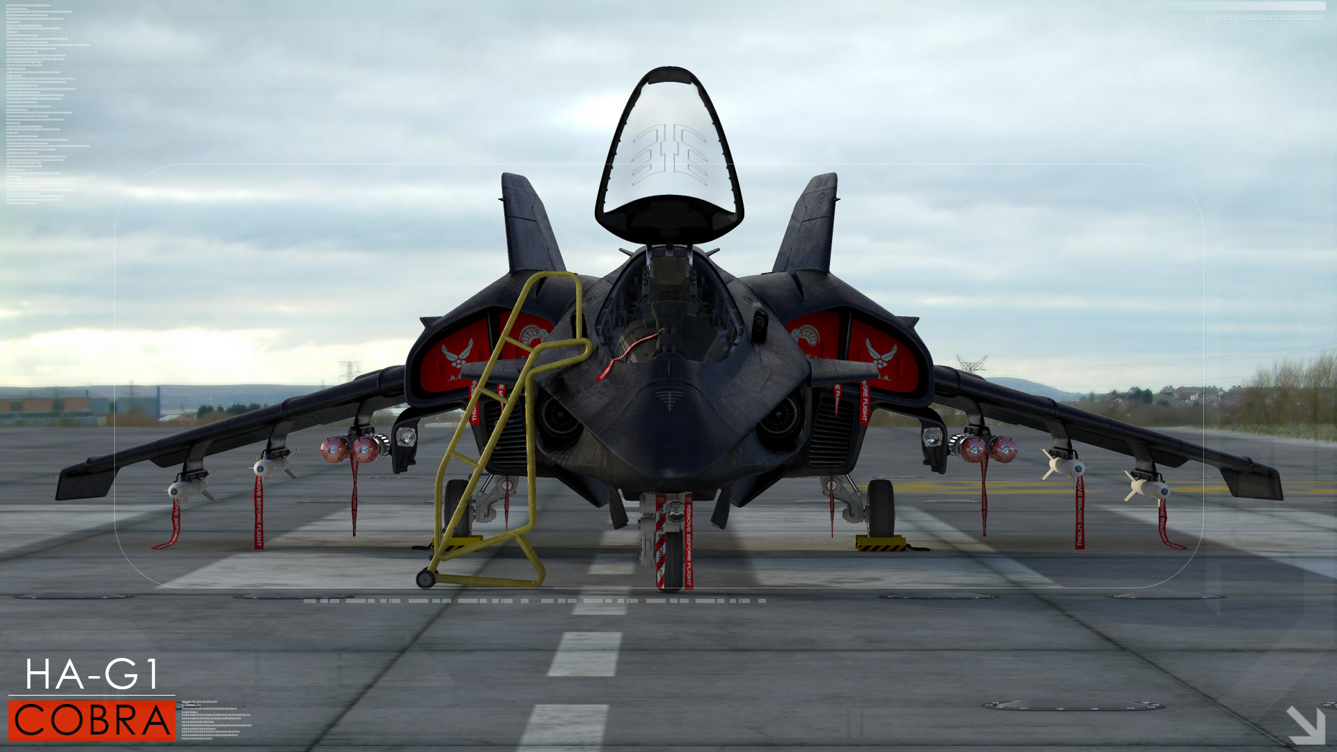 ArtStation - COBRA HA-G1 ...Stealth aircraft