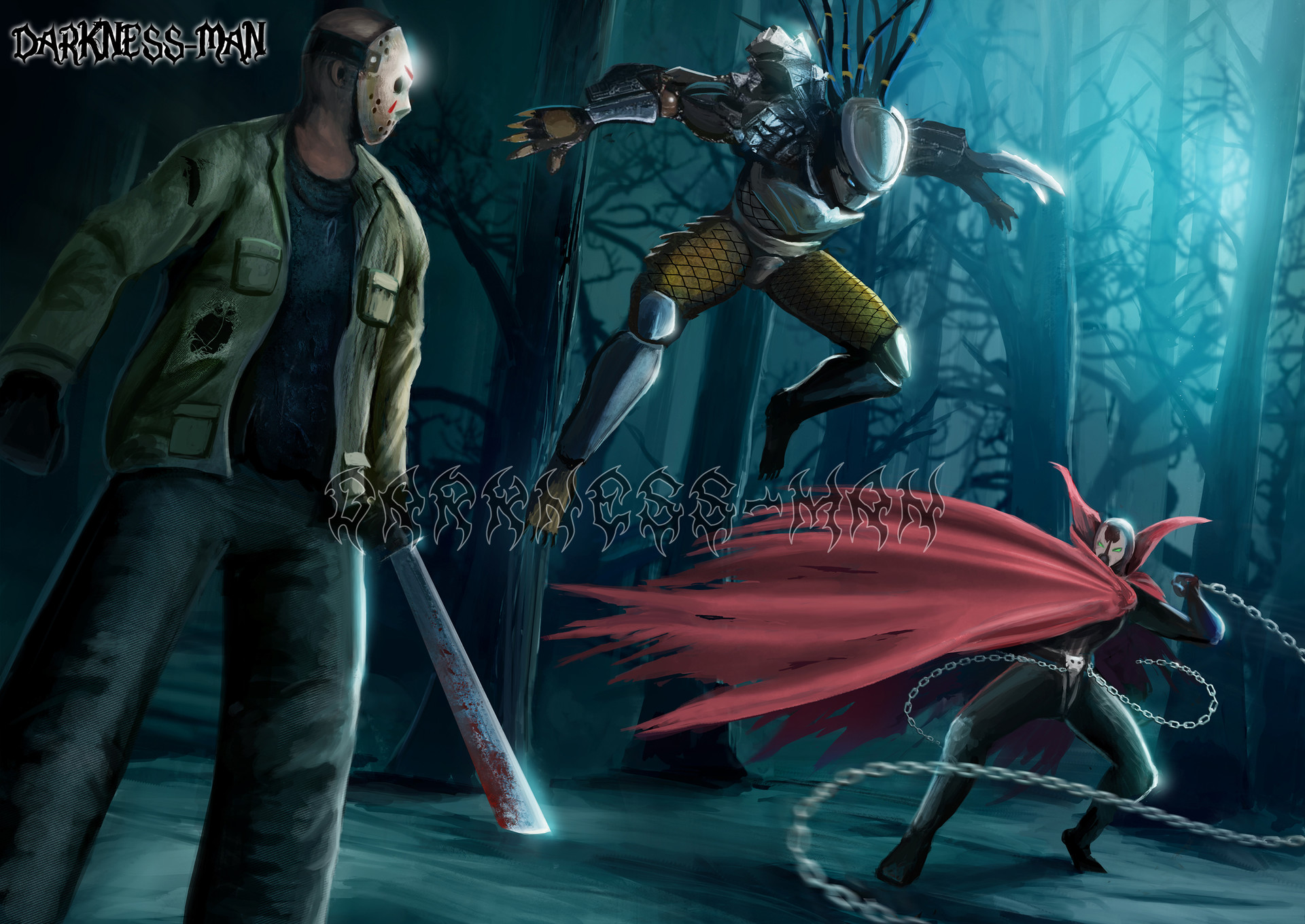 Jason Vs Predator Freddy Vs Jason Vs Ash Variant Comic Set 1 2 3 4 5 6