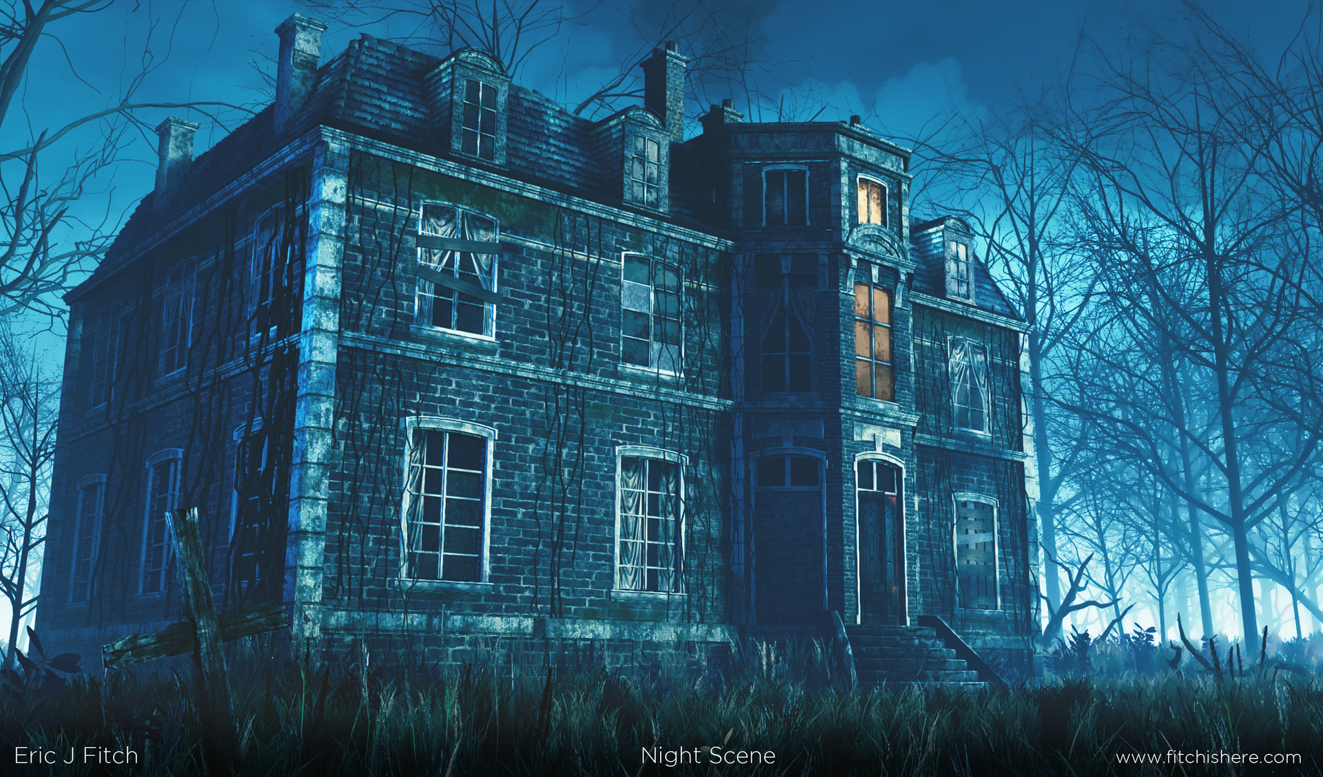 FitchIsHere - Eric J Fitch's 3D Art Portfolio - Old Estate (UE4)