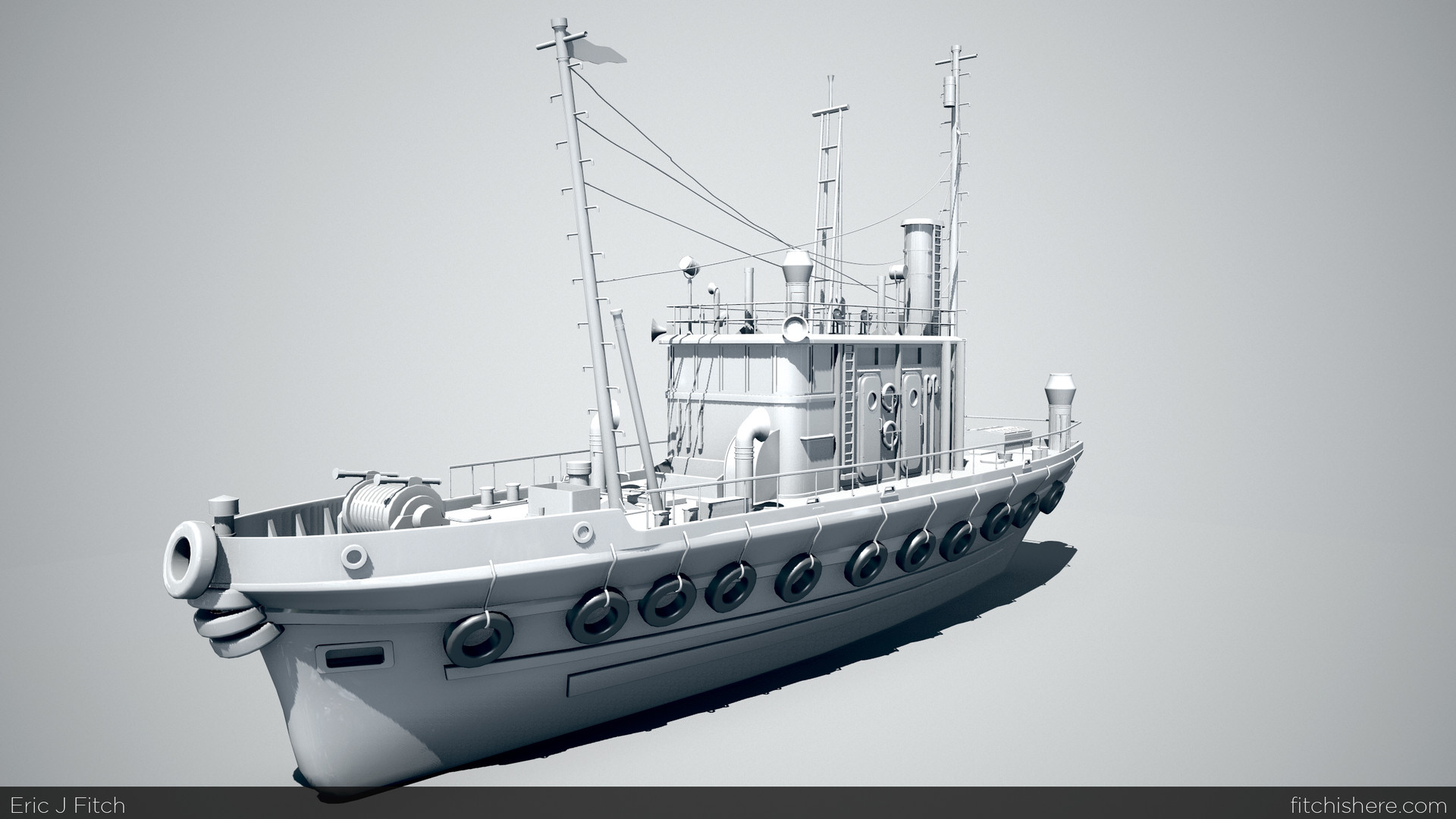 FitchIsHere - Eric J Fitch's 3D Art Portfolio - Snowy Shipwreck (UE4)
