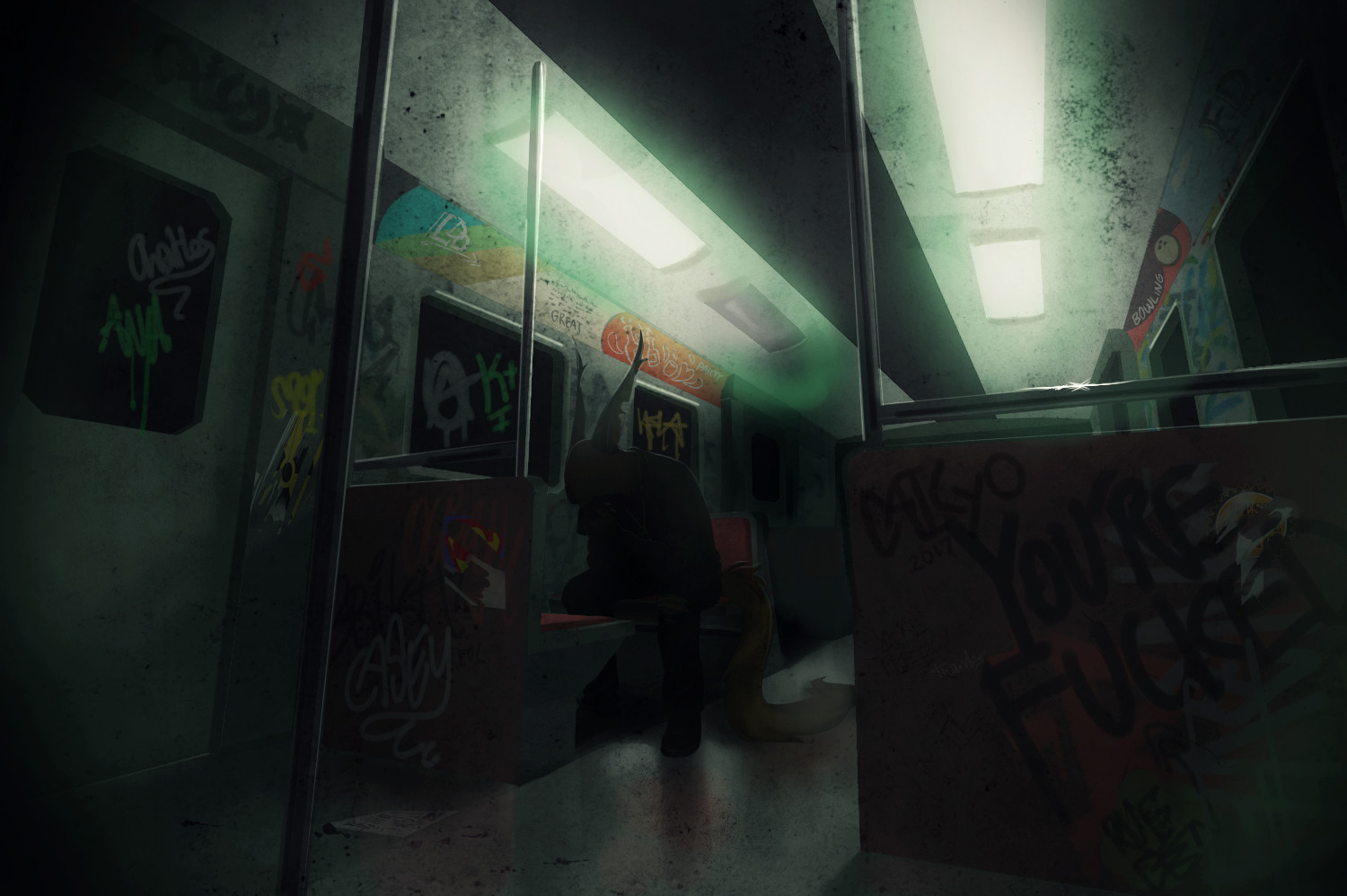 ArtStation - subway train