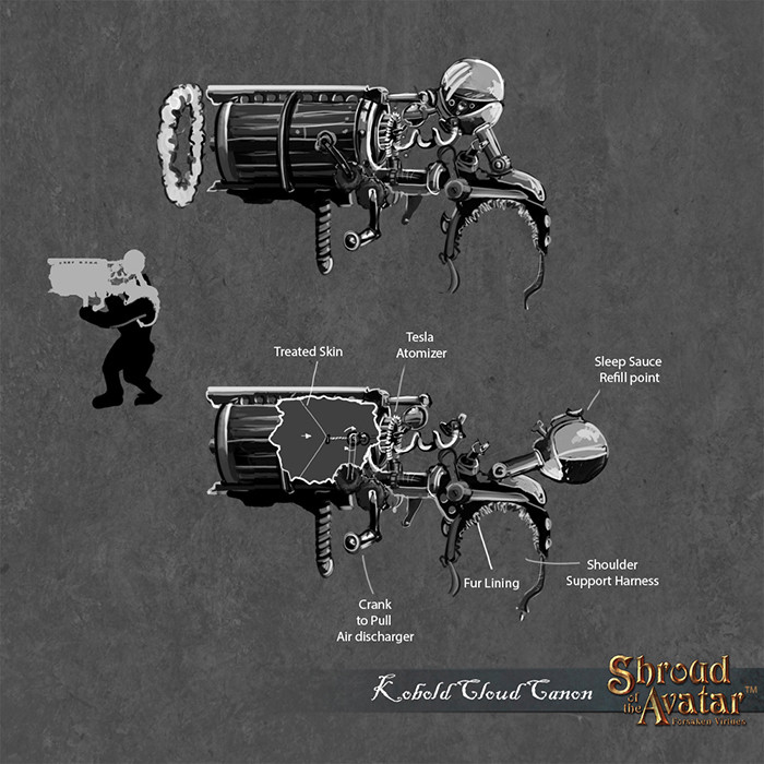 ArtStation - Kobold Smoke Gun Concept and model