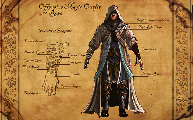 ArtStation - Magic User Outfit Concept