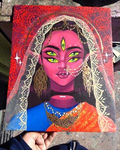 ArtStation - Chandra Painting (Play Me I'm Yours)