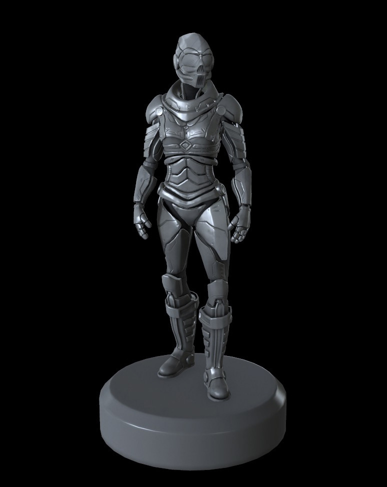 ArtStation - Female Mech Suit