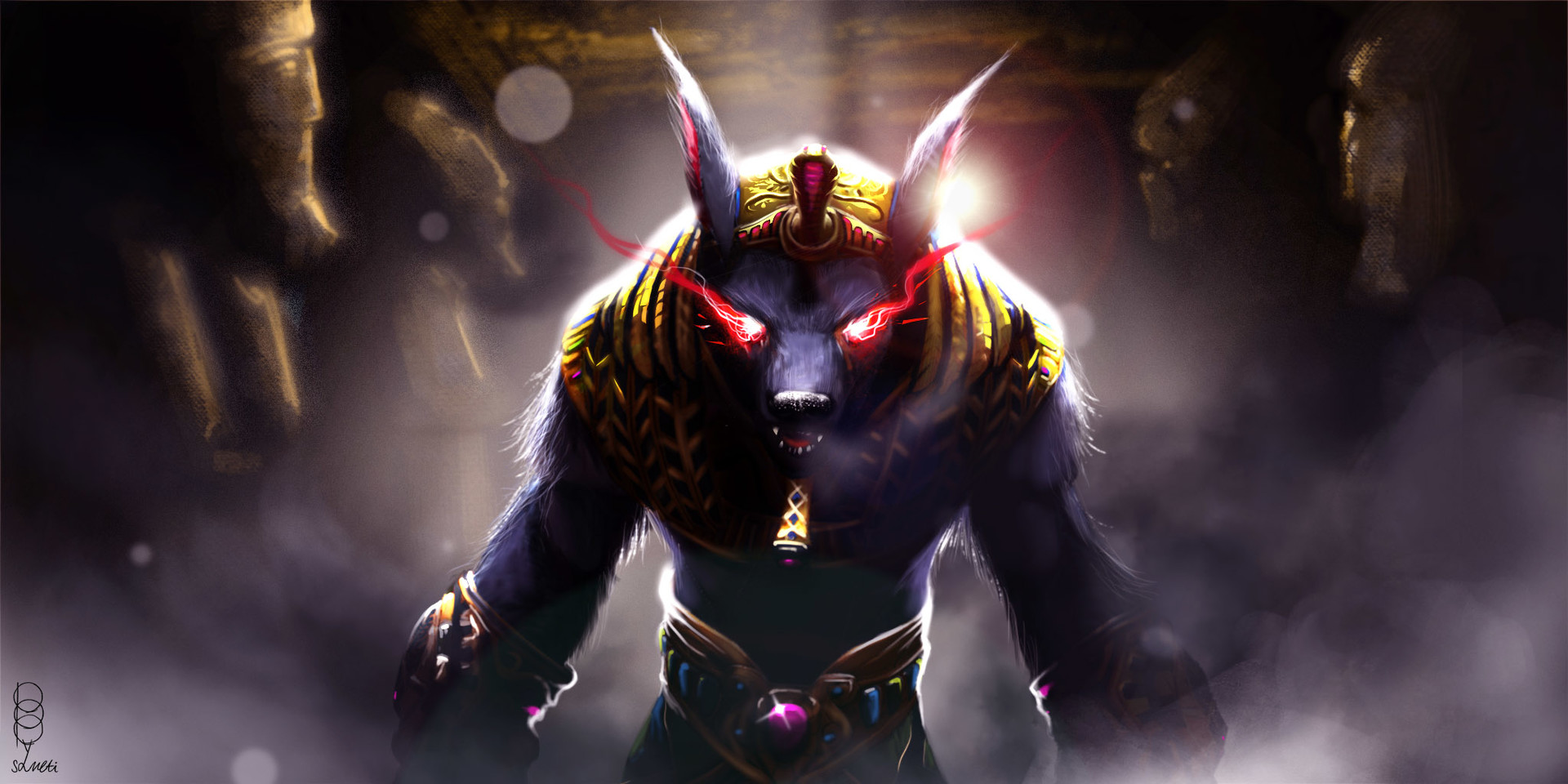 ArtStation - ursa egyption character set