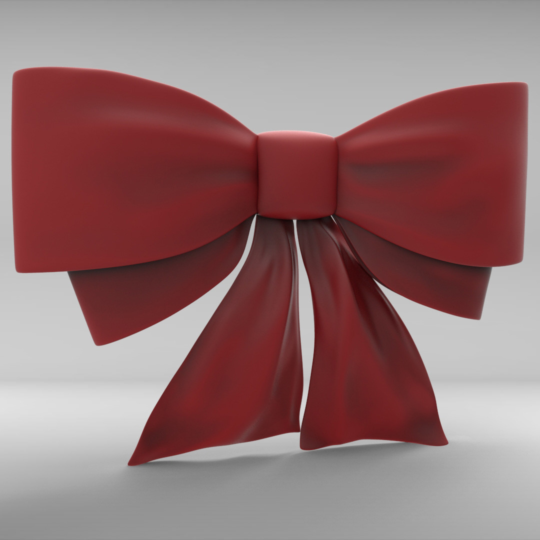 ArtStation - Realistic ribbon bow