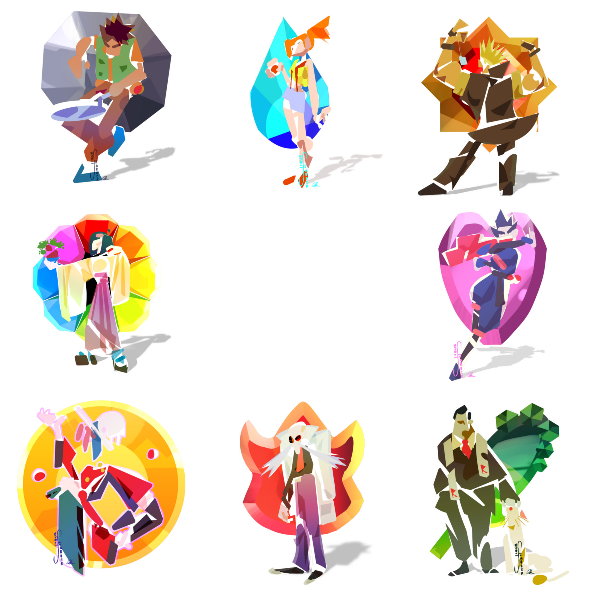 Abstract Character Design