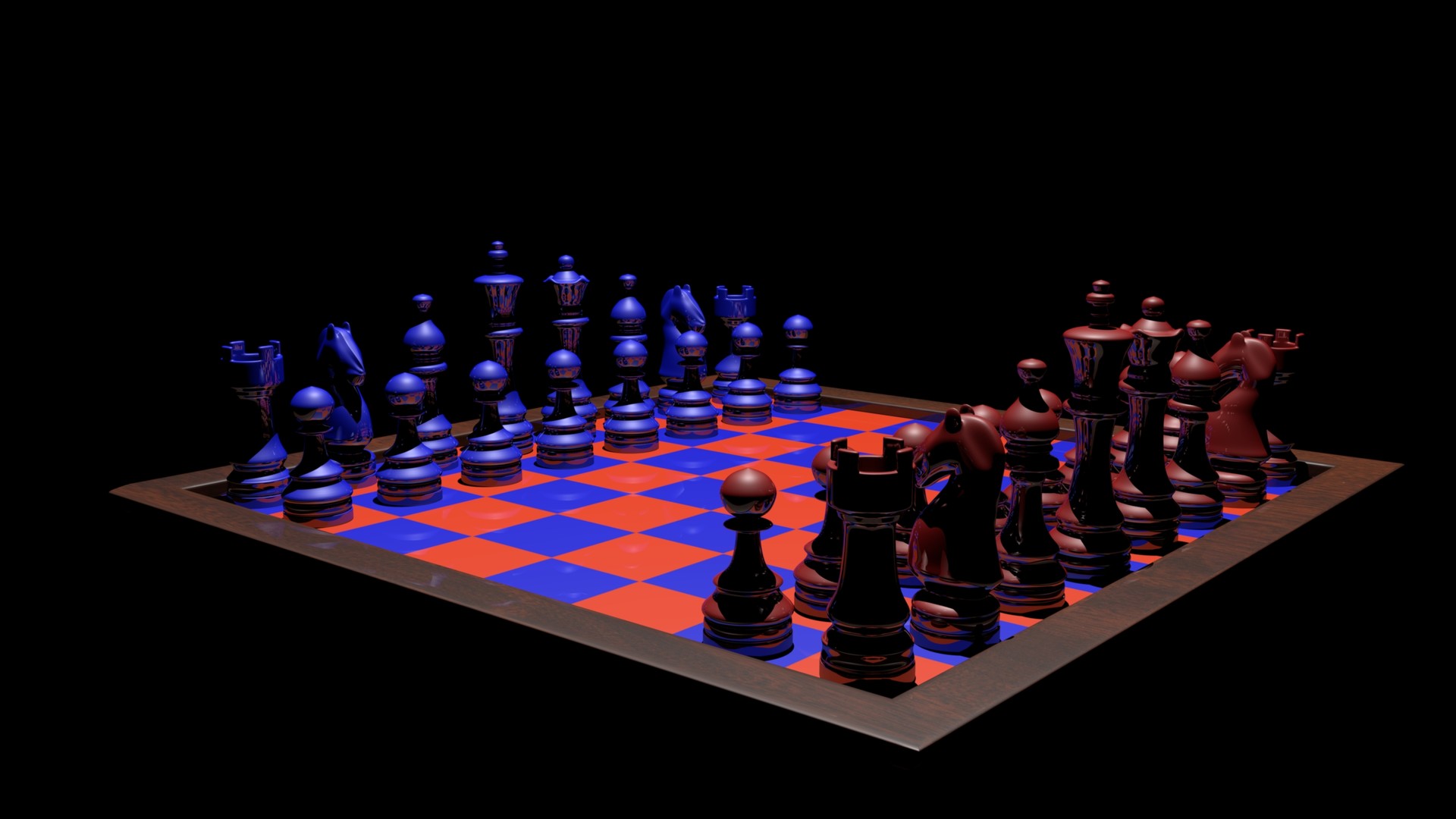 ArtStation - Chess Board Render