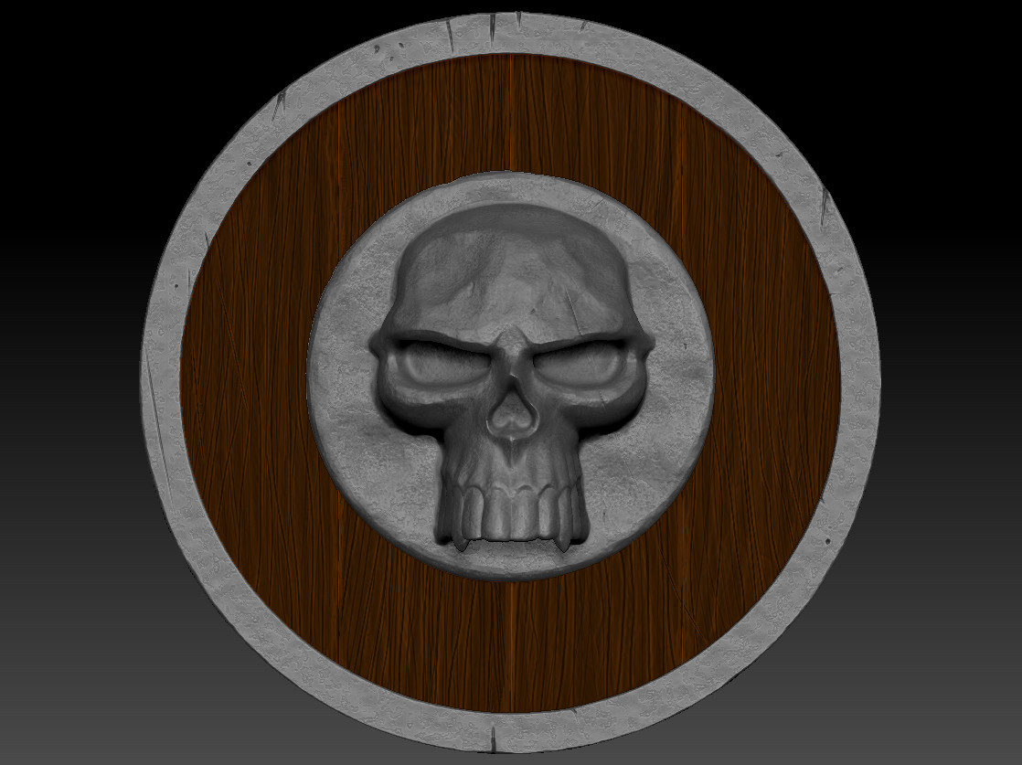 ArtStation - Skull Shield
