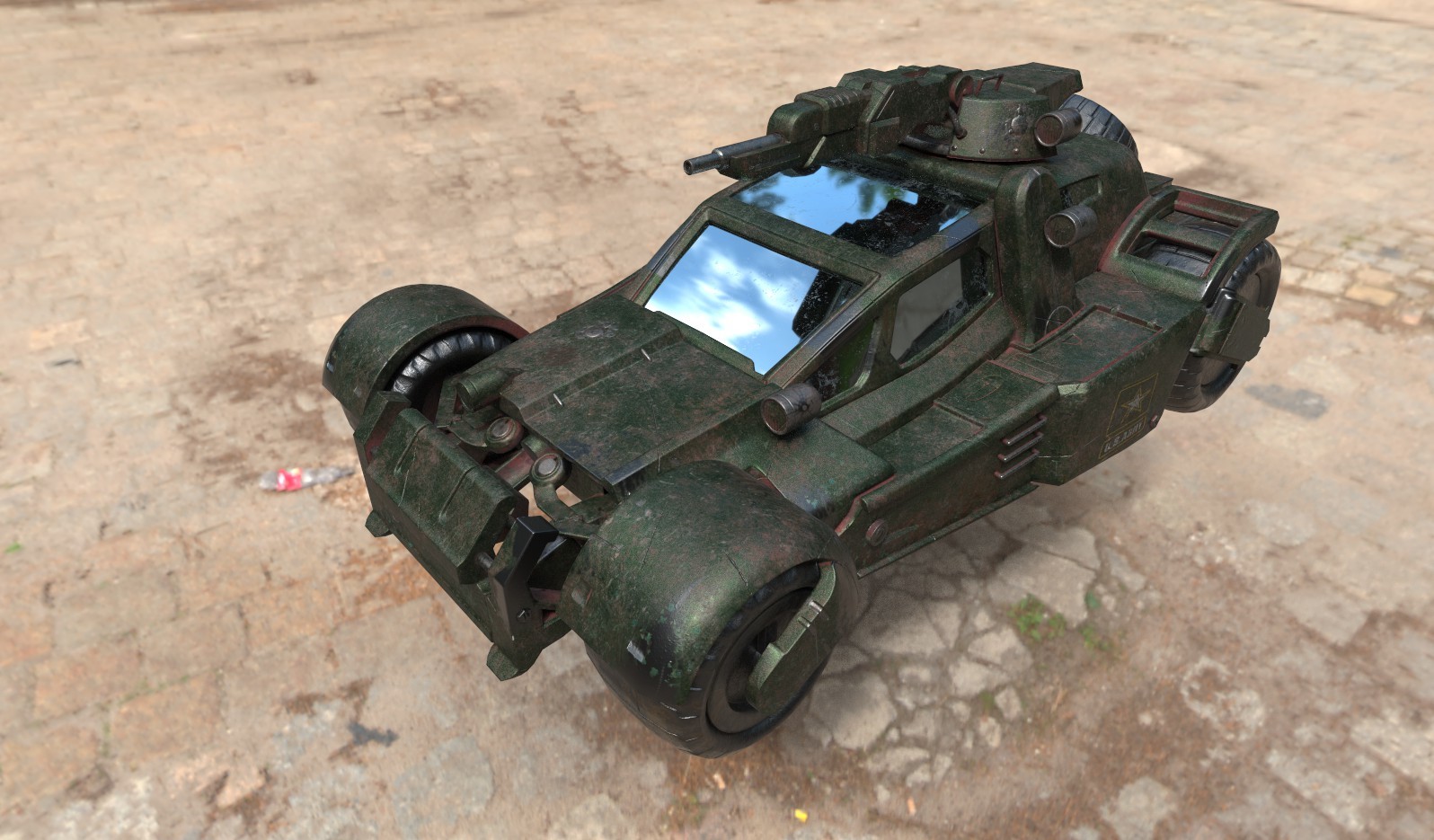 ArtStation - Vehicle textured in Substance Painter