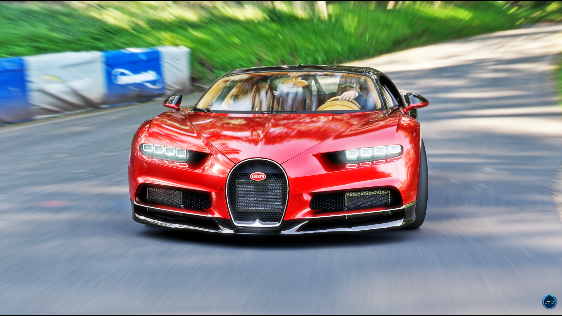 3d bugatti racing