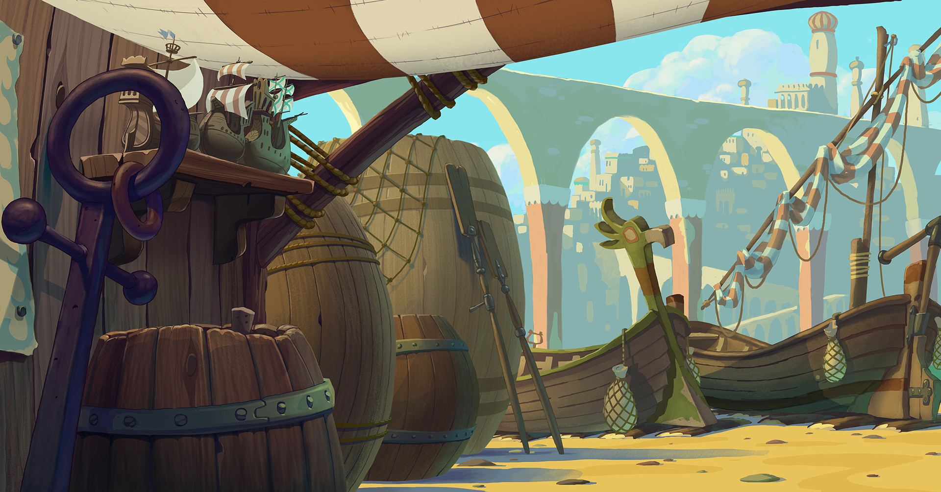 Animation backgrounds by Egor Afonin