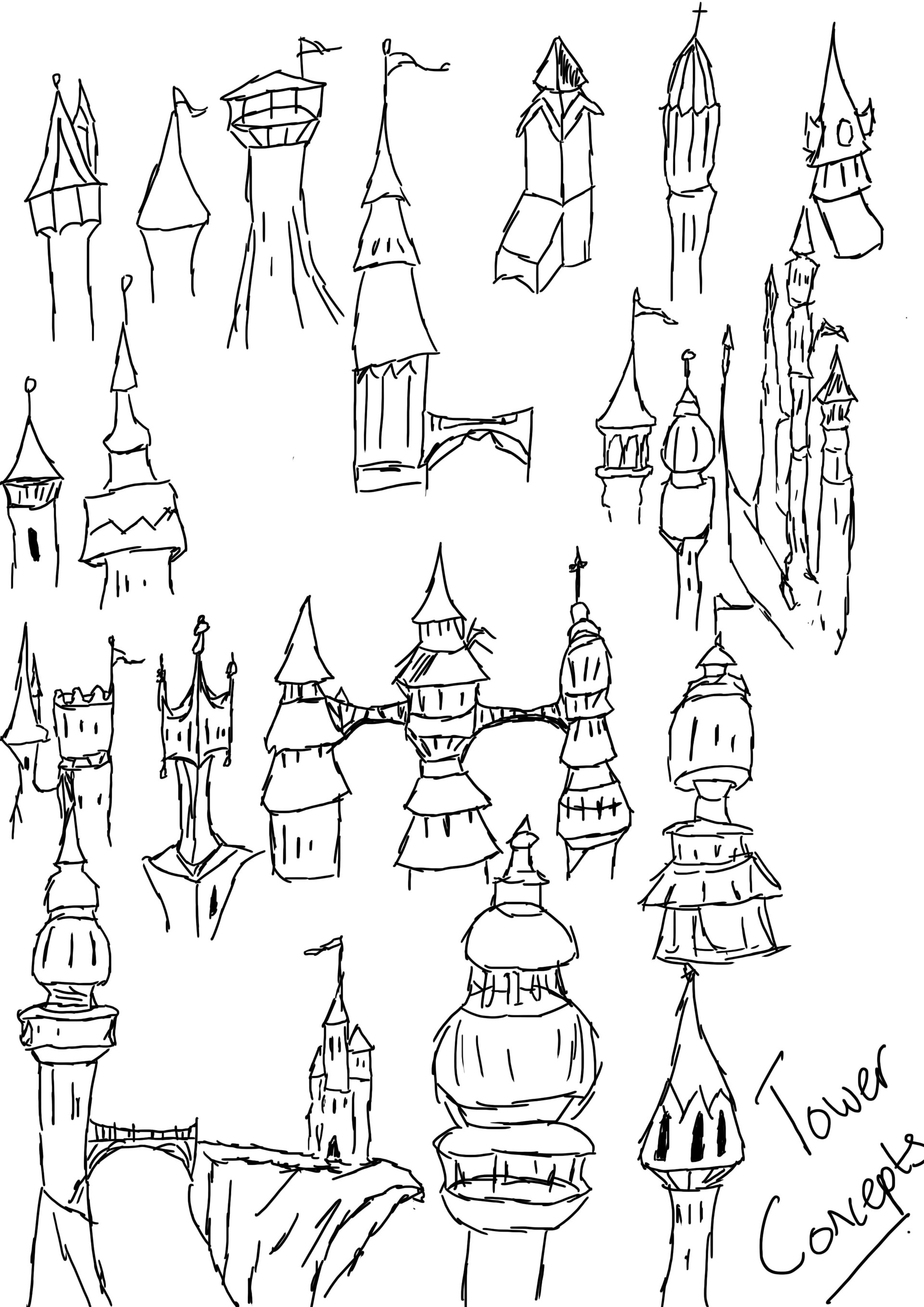 ArtStation - Medieval Tower Concepts