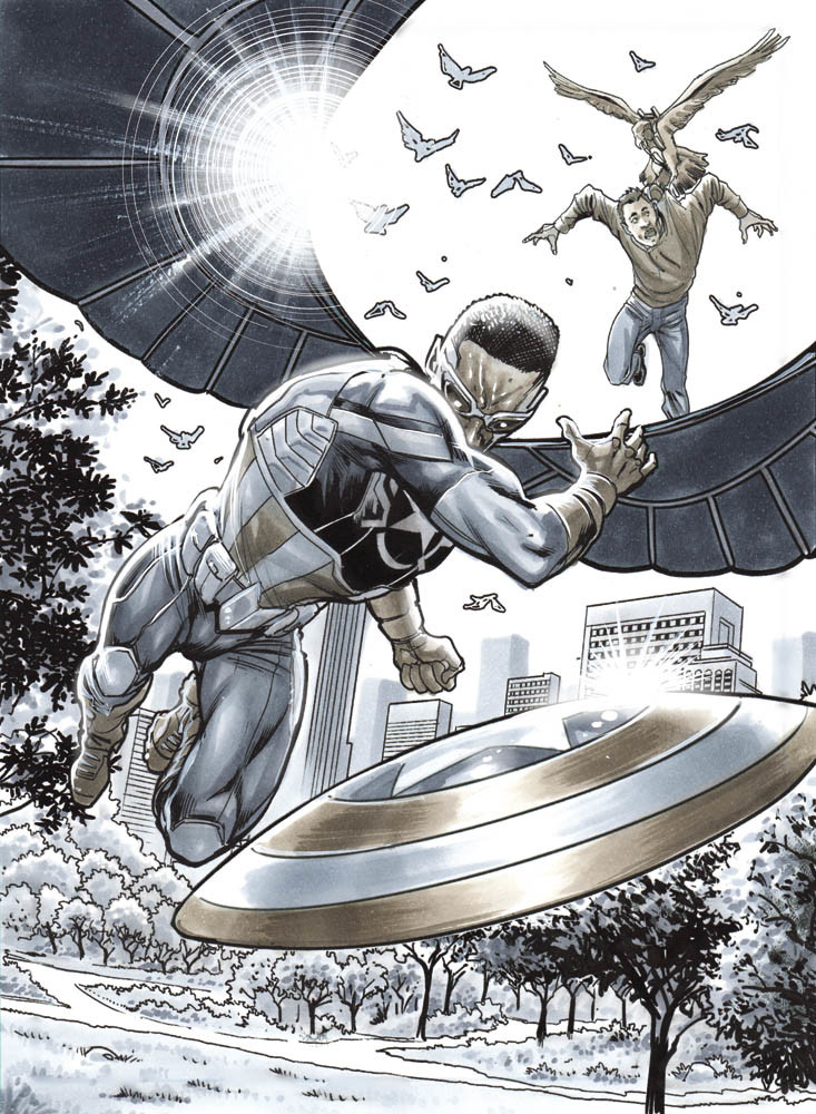 ArtStation - Captain America - Sam Wilson