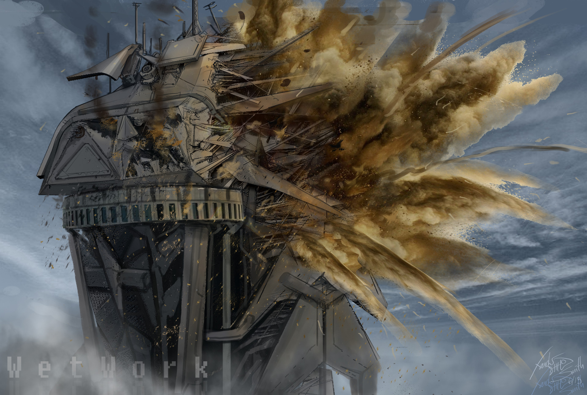 Xander Smith - Wetwork Episodic Comic/Personal Project 2014