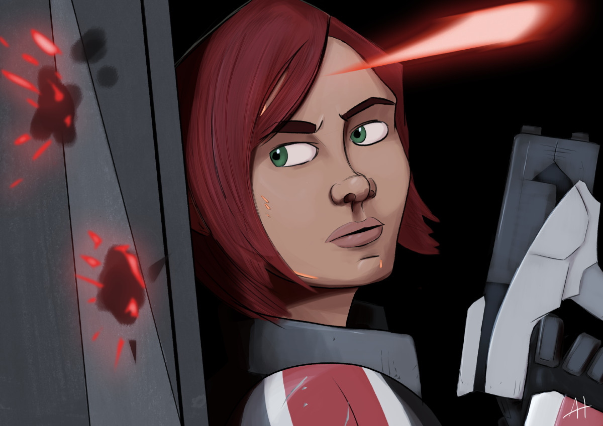 ArtStation - Commander Shepard