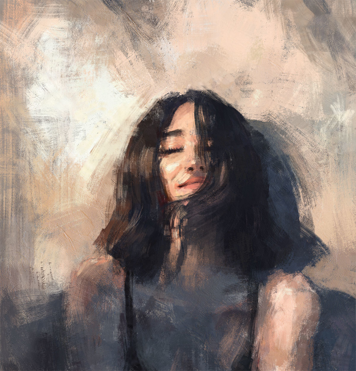 ArtStation - Daily Painting (study). Demo for my morning students
