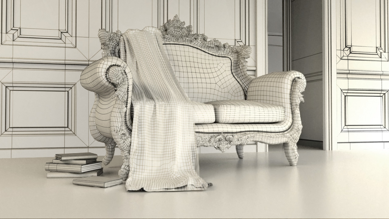 Constance Bensen - Rococo Couch