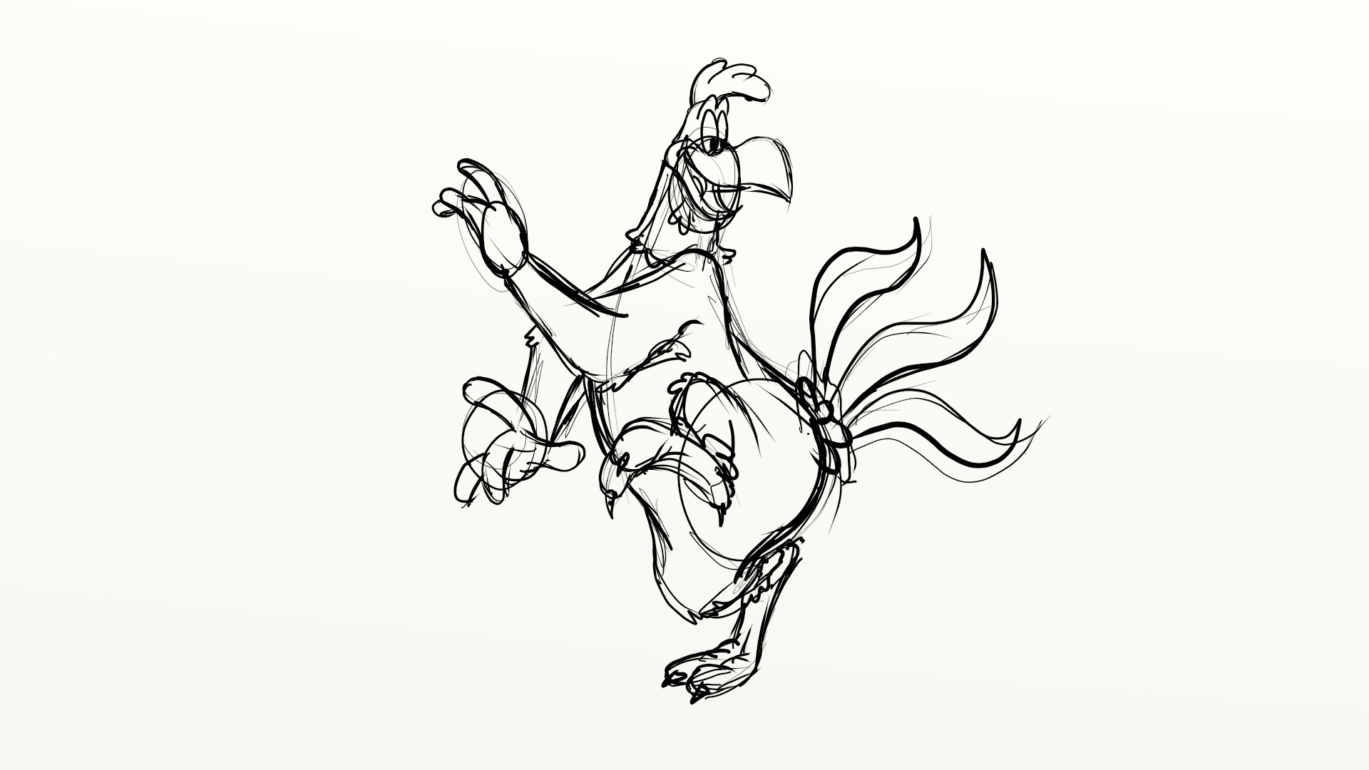 foghorn leghorn tattoo stencil
