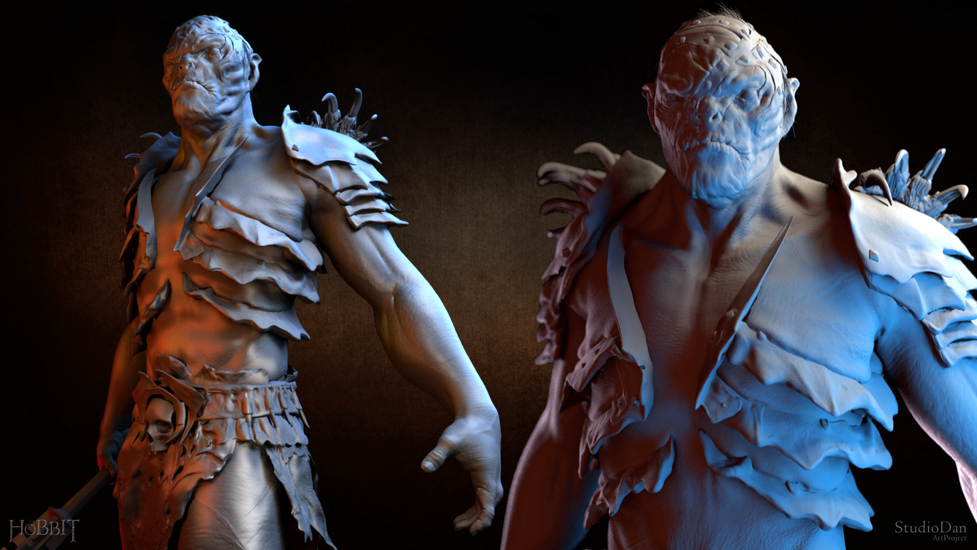 Studio Dan 3D - The Hobbit Bolg