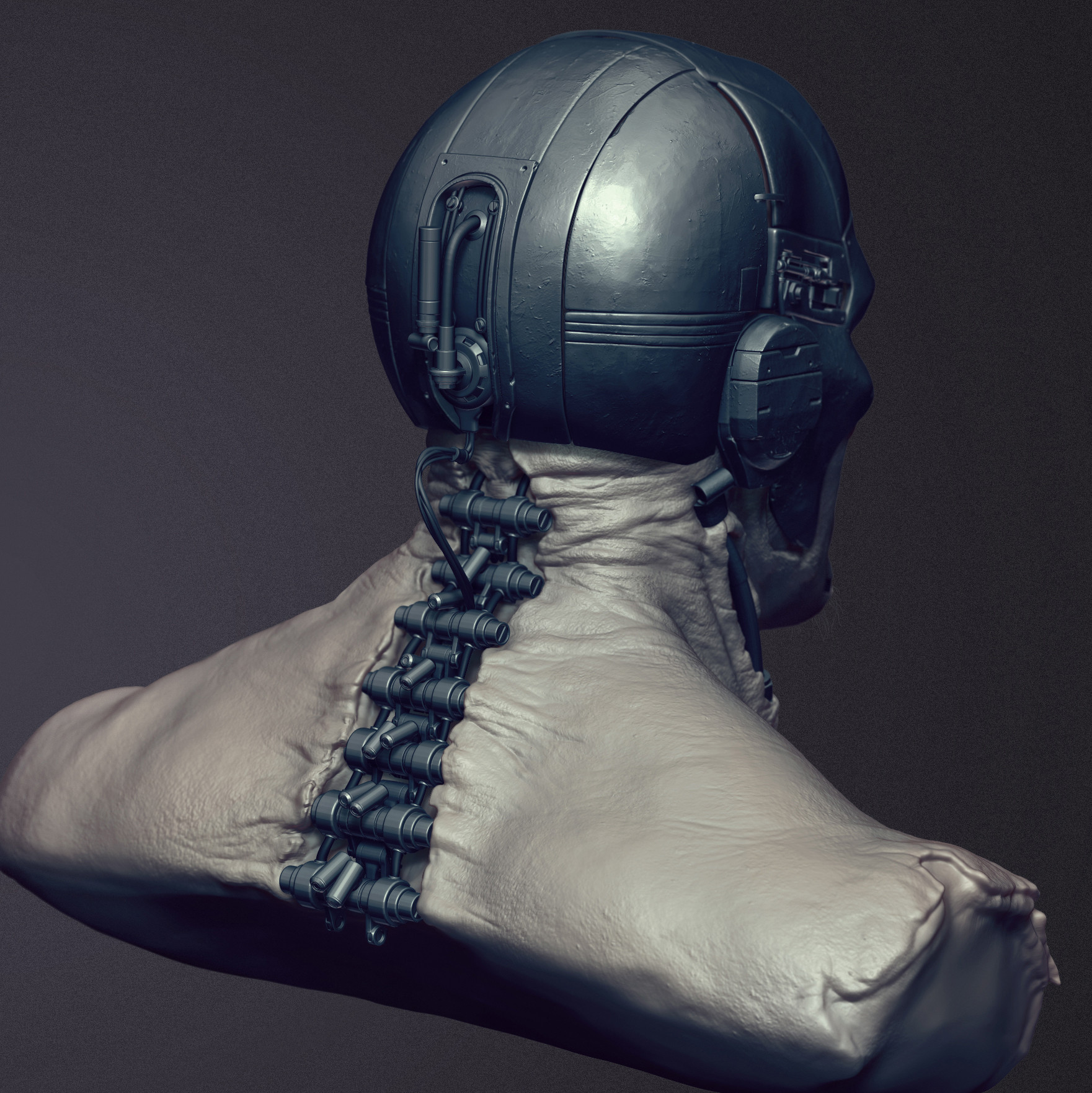 Blacksteinn - Mean Machine Angel head