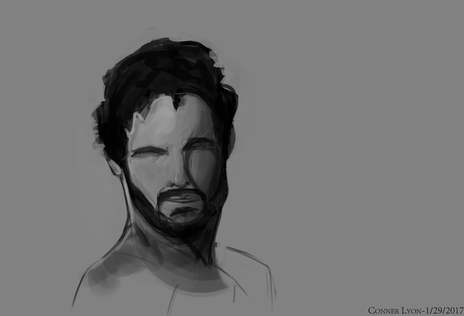 ArtStation - Another Male Head Study