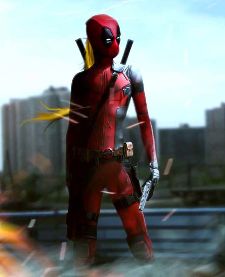 Lady Deadpool Wallpaper 1920x1080