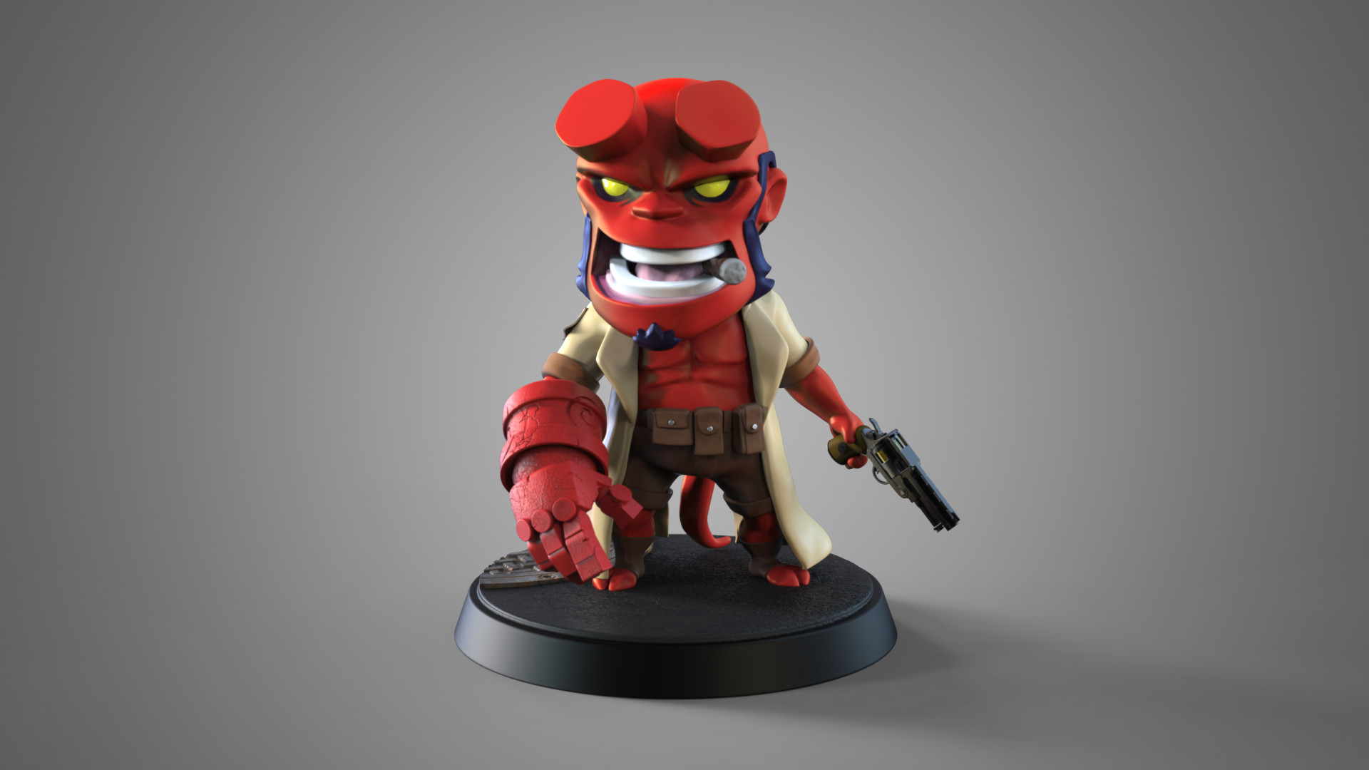 Mauricio Nieto - Hellboy Chibi