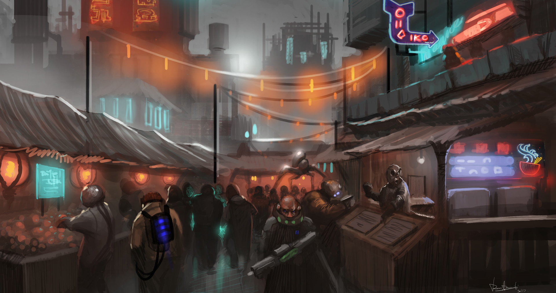 ArtStation - cyberpunk environment