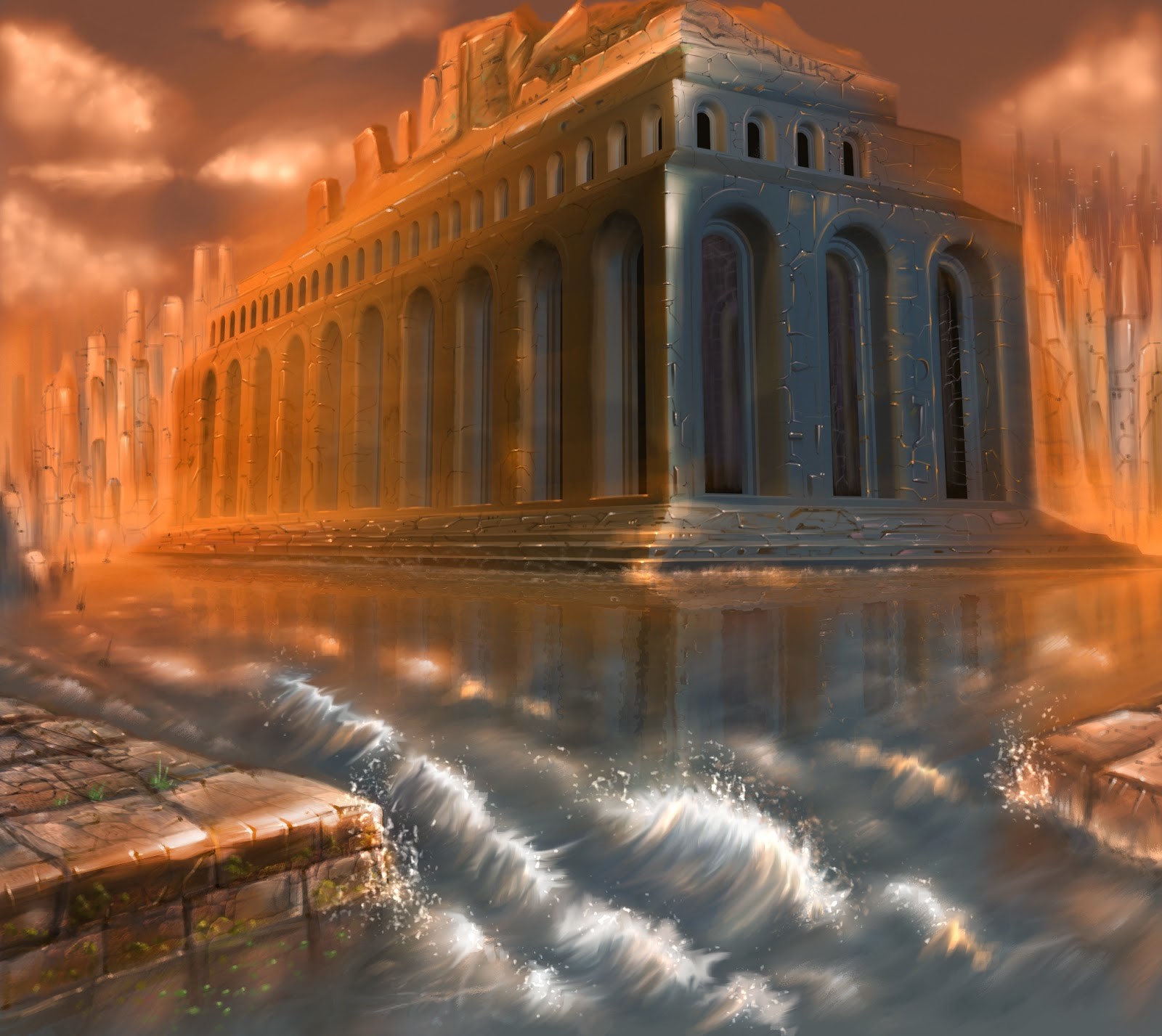 ArtStation - a temple