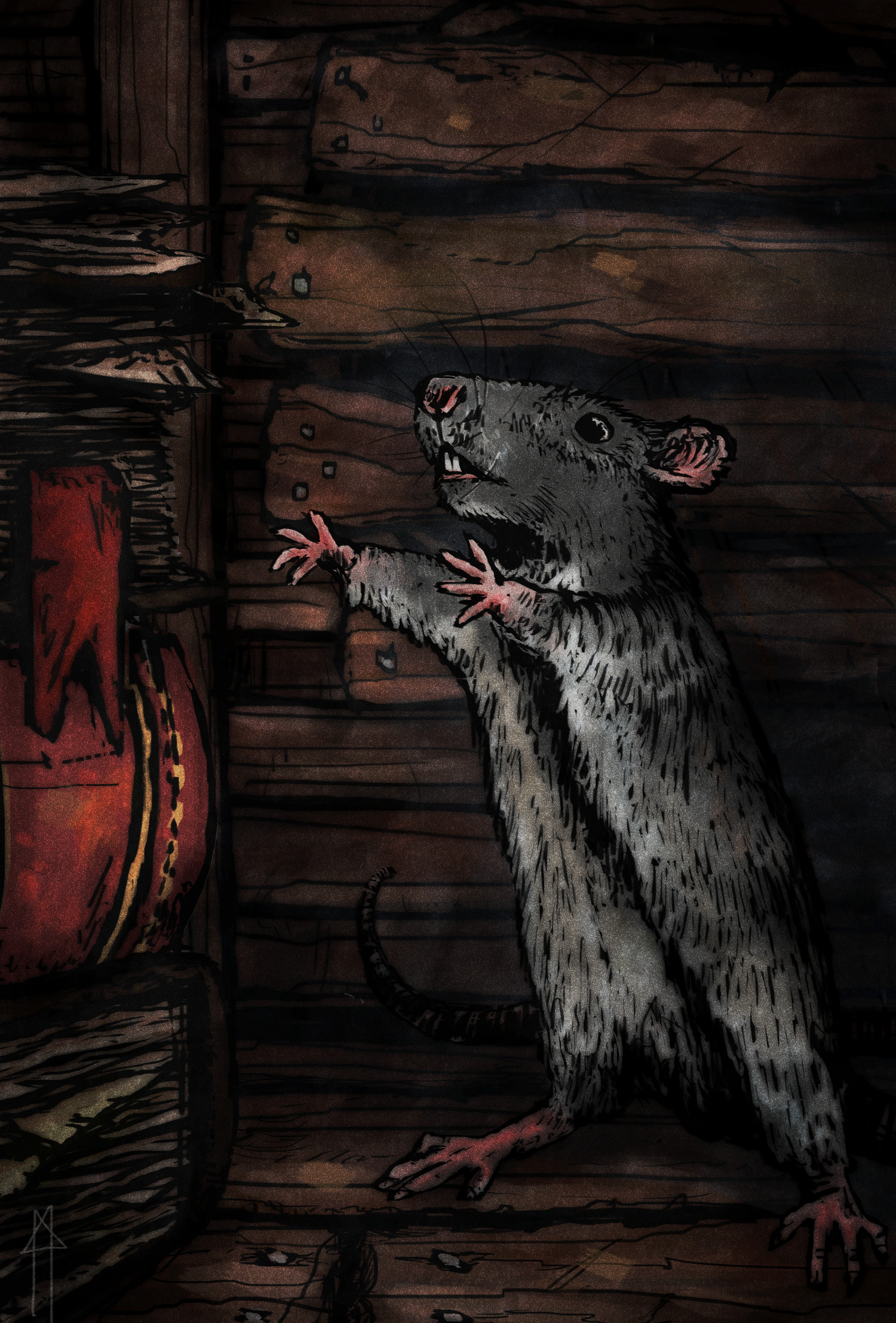 ArtStation - Bookworm Rat