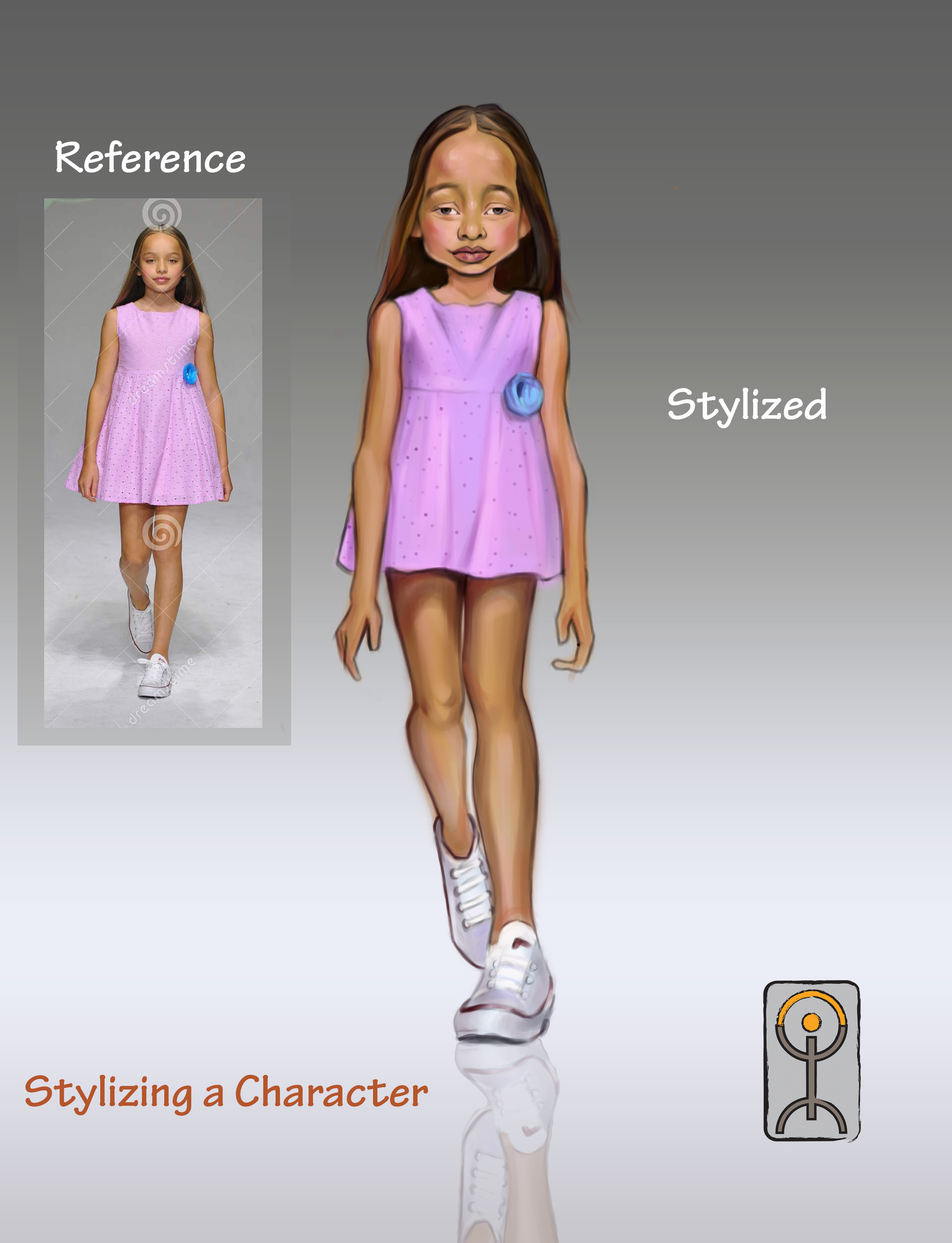 ArtStation - stylizing a character