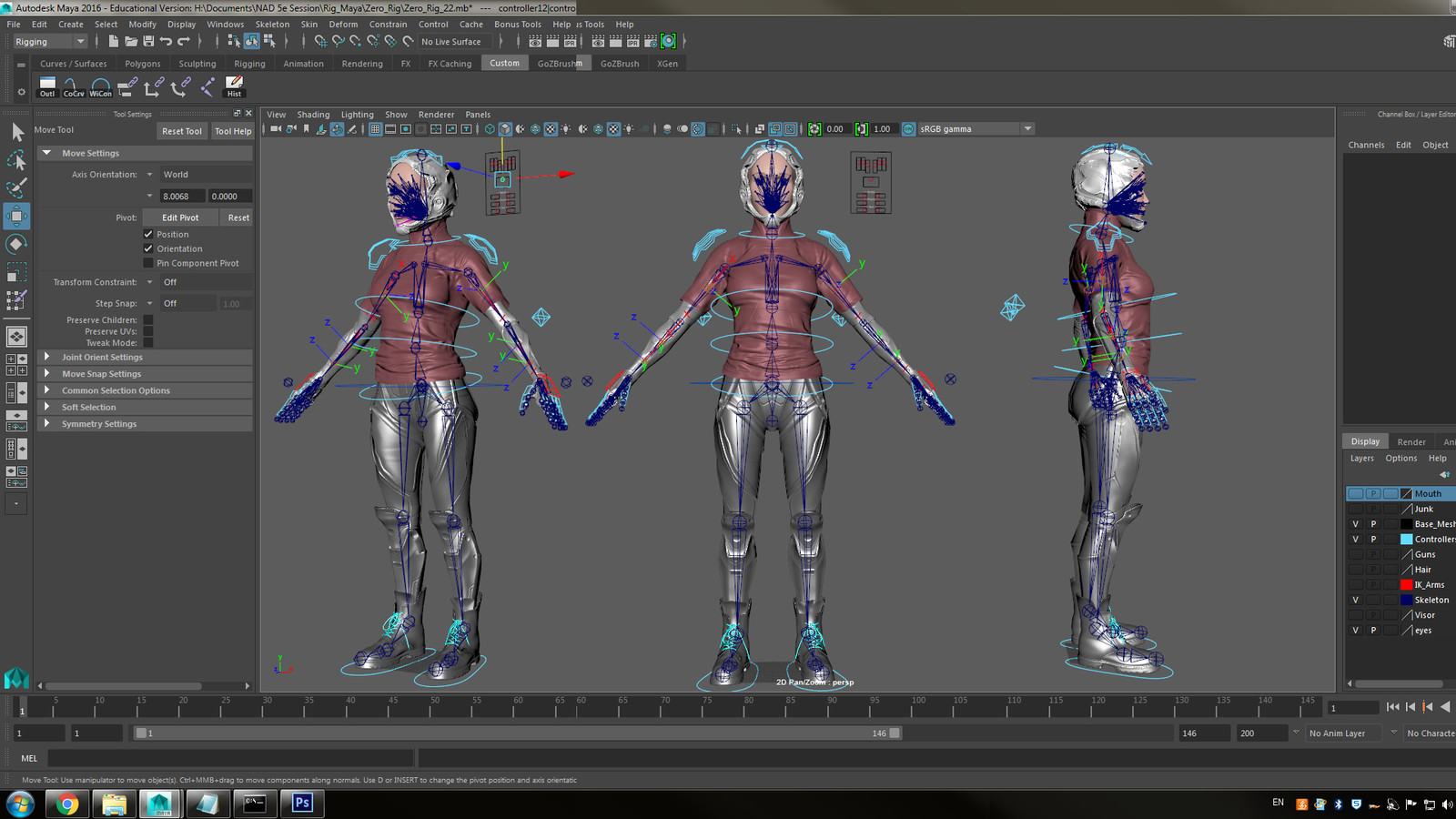 Andre Desforges - Maya Character Rig