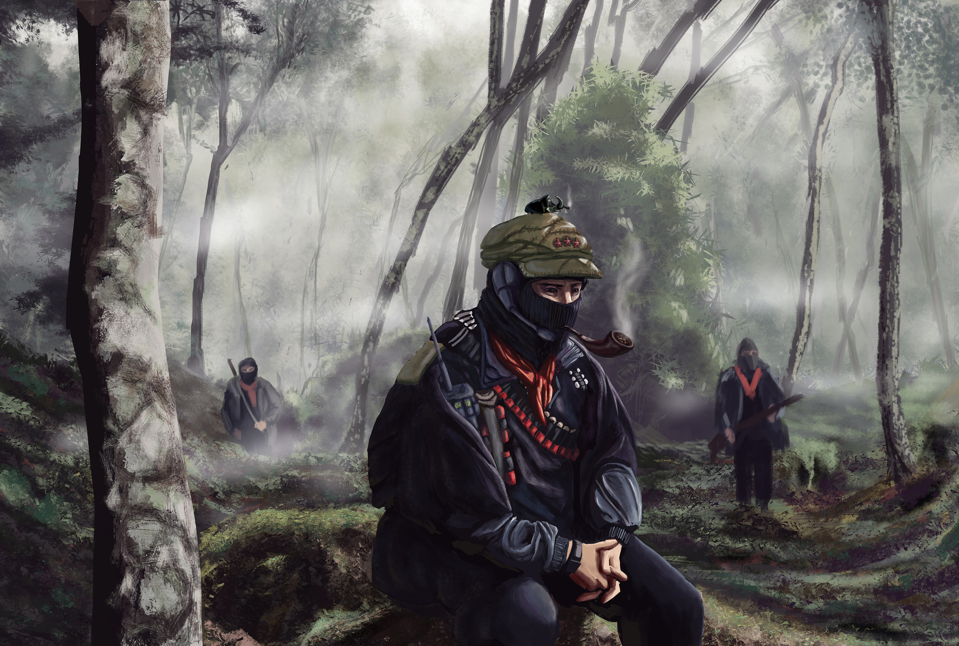 ArtStation - SubCommander Marcos and Durito.