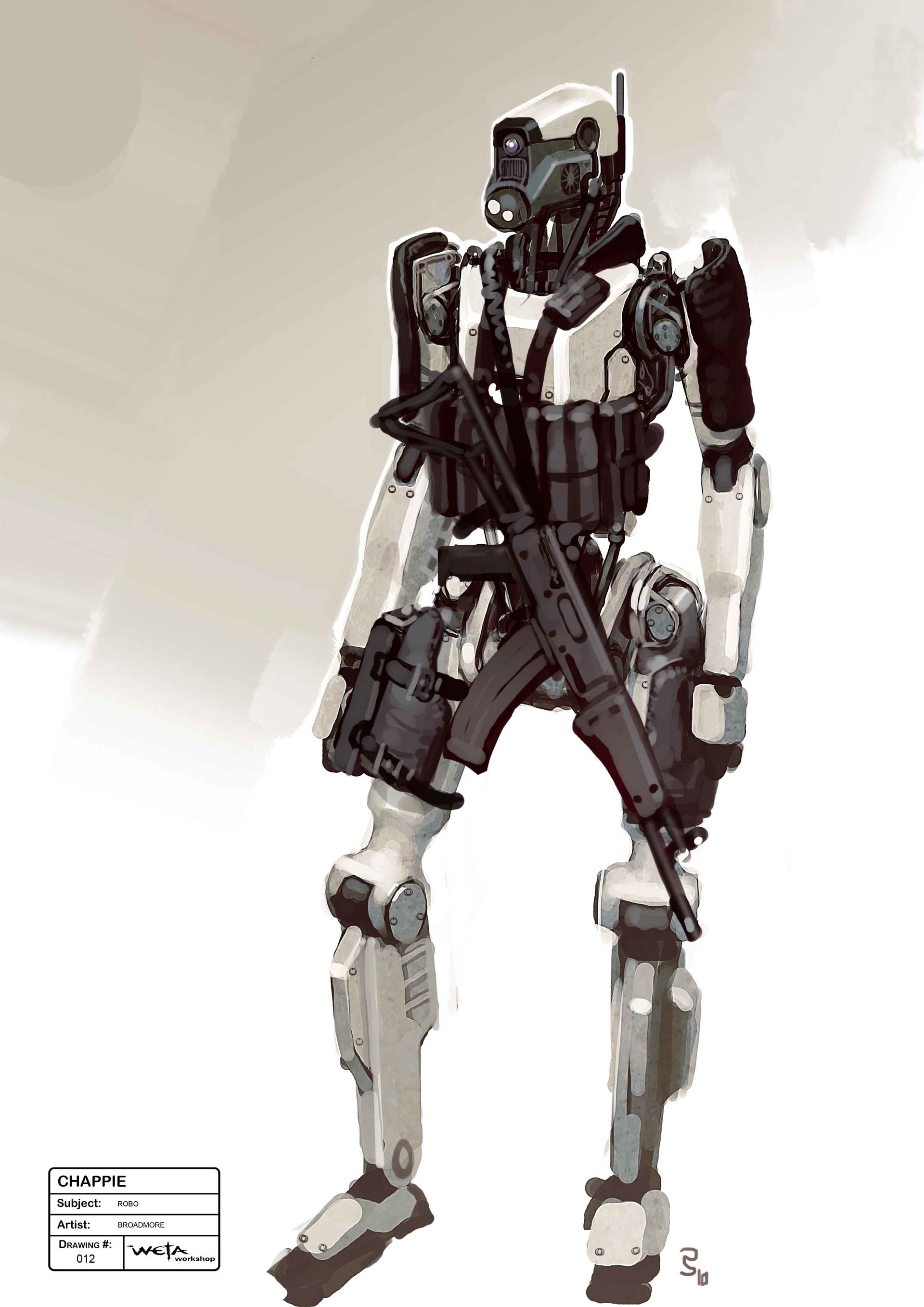 Chappie — Early Chappie Concepts by WETA WORKSHOP DESIGN STUDIO ...
