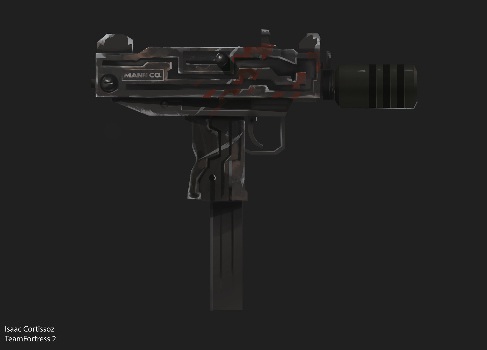 ArtStation - TeamFortress 2 - Sniper Submachine Concept